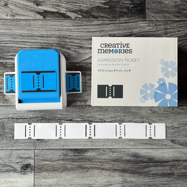 Admission Ticket Decorative Border Punch – Tessa Scrapbooks