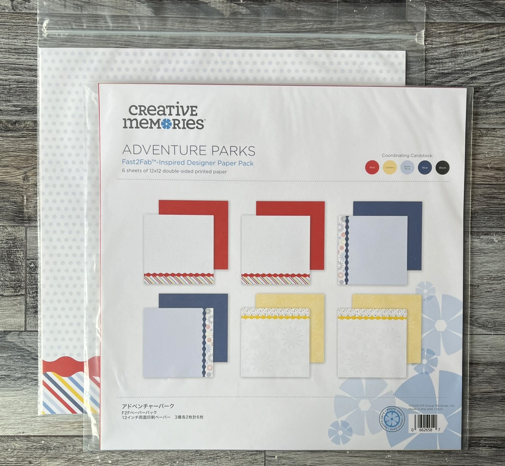 Adventure Parks Fast2Fab Paper Pack - Tessa Scrapbooks