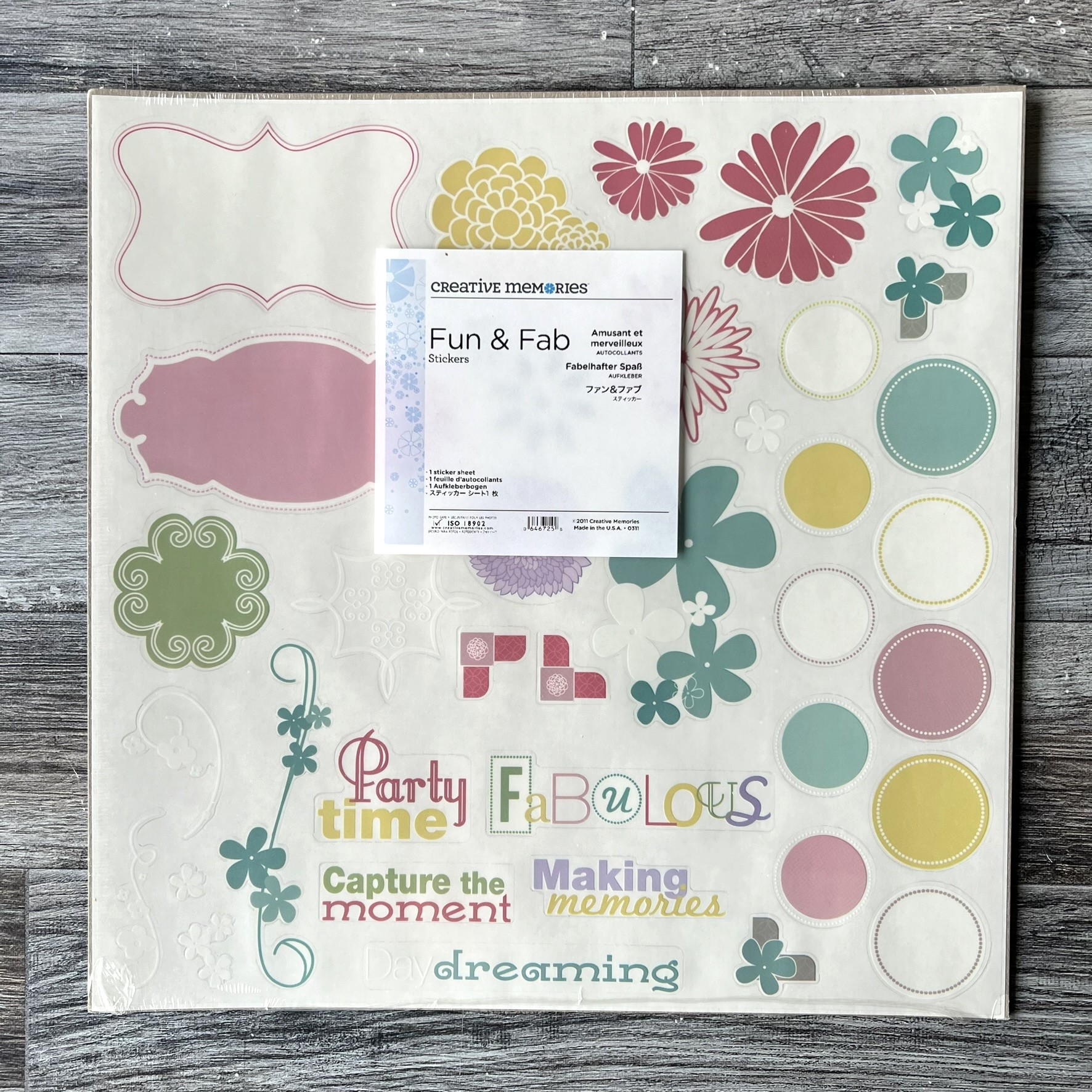 Fun & Fabulous Sticker Sheet - Tessa Scrapbooks
