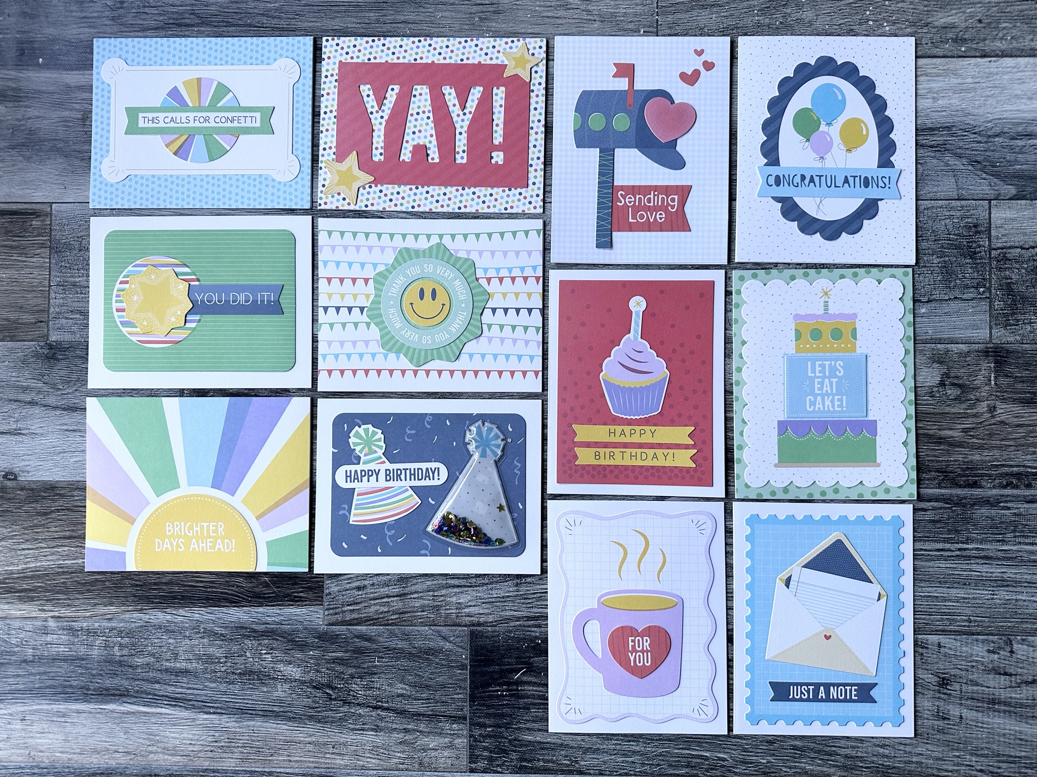 Party Time Card Kit - Tessa Scrapbooks