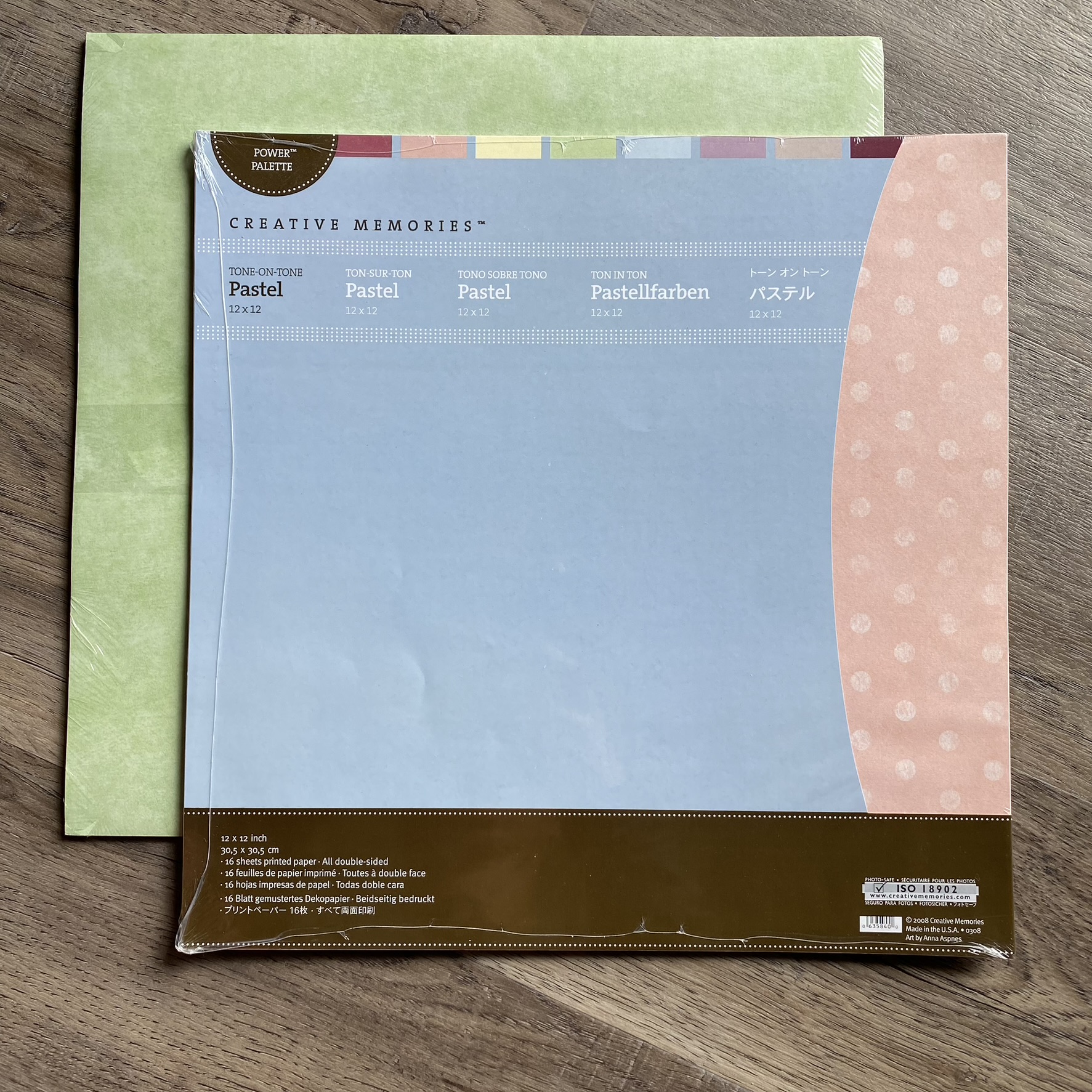 Pastel Tone on Tone Paper 12x12 - Tessa Scrapbooks