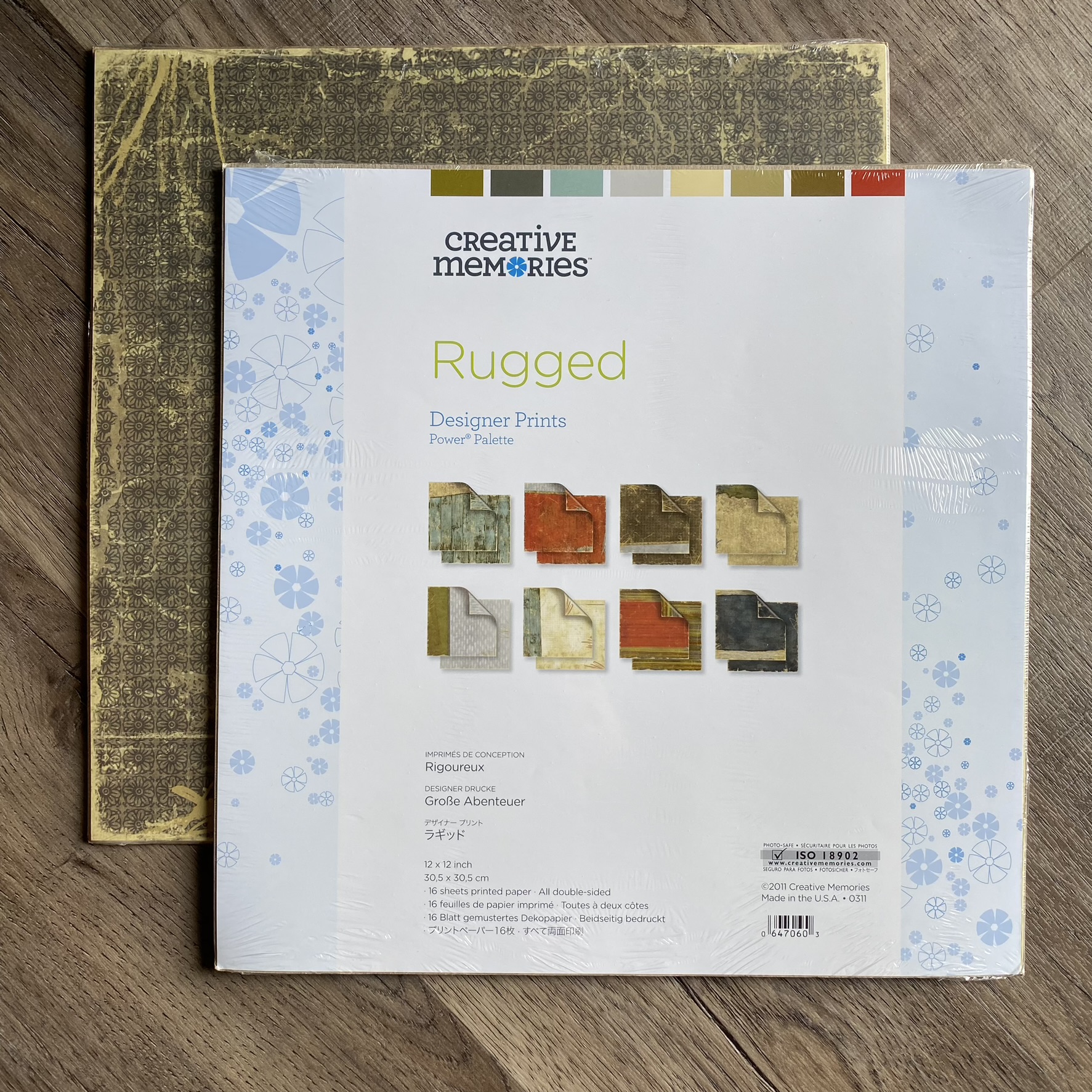Rugged Designer Prints 12x12 - Tessa Scrapbooks