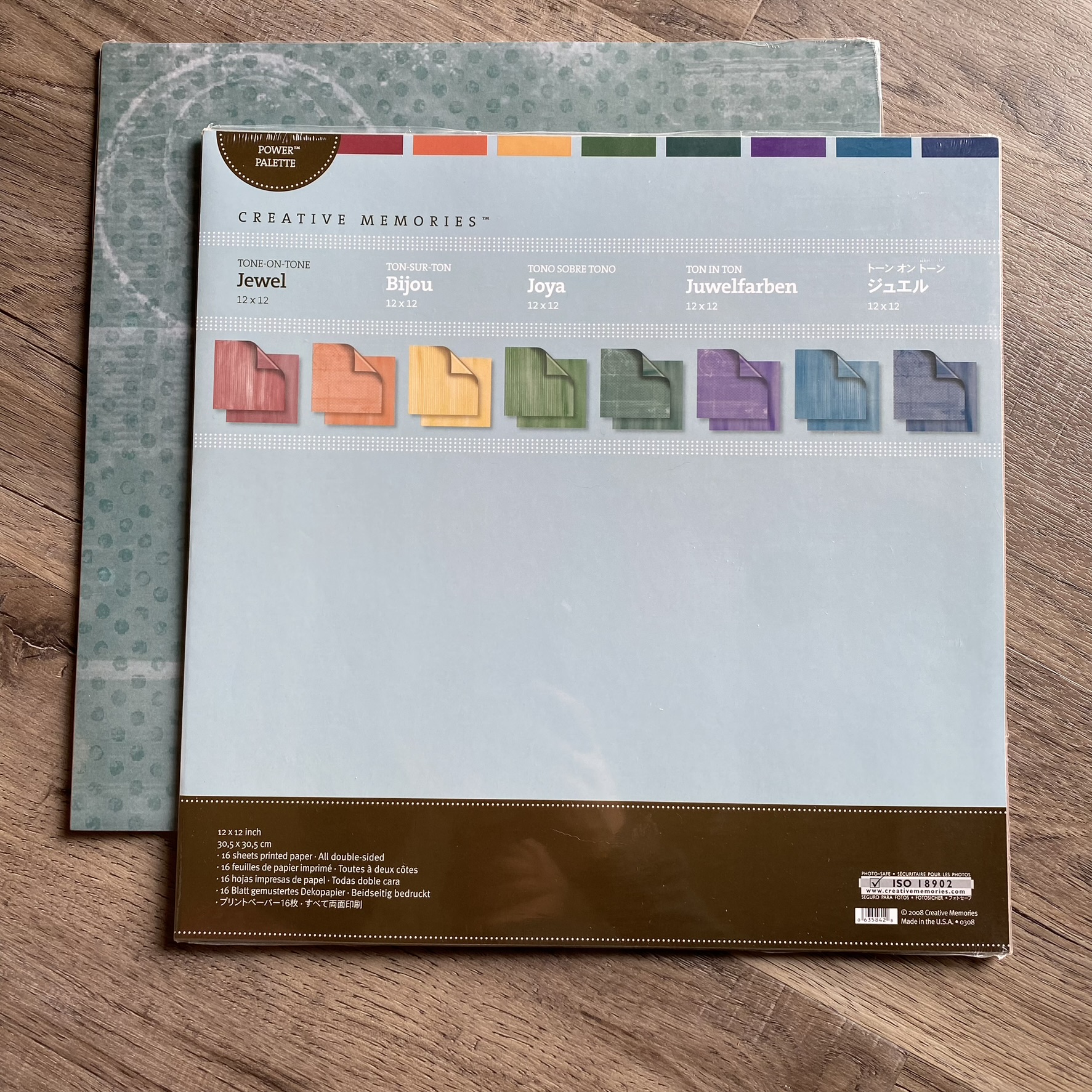 Jewel Tone on Tone Paper 12x12 - Tessa Scrapbooks