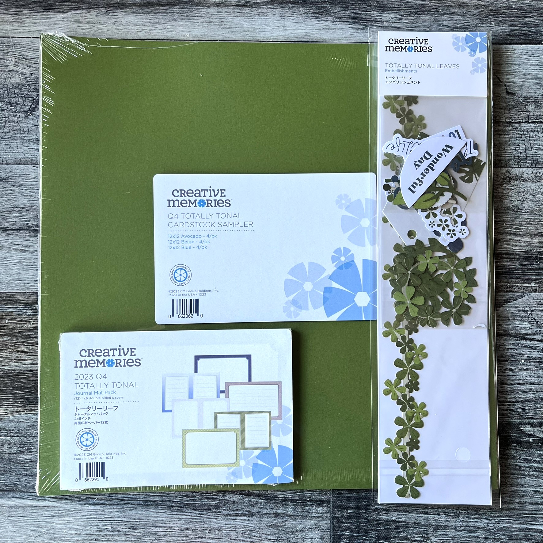Totally Tonal Leaves Bundle With Mats by Creative Memories - Tessa ...