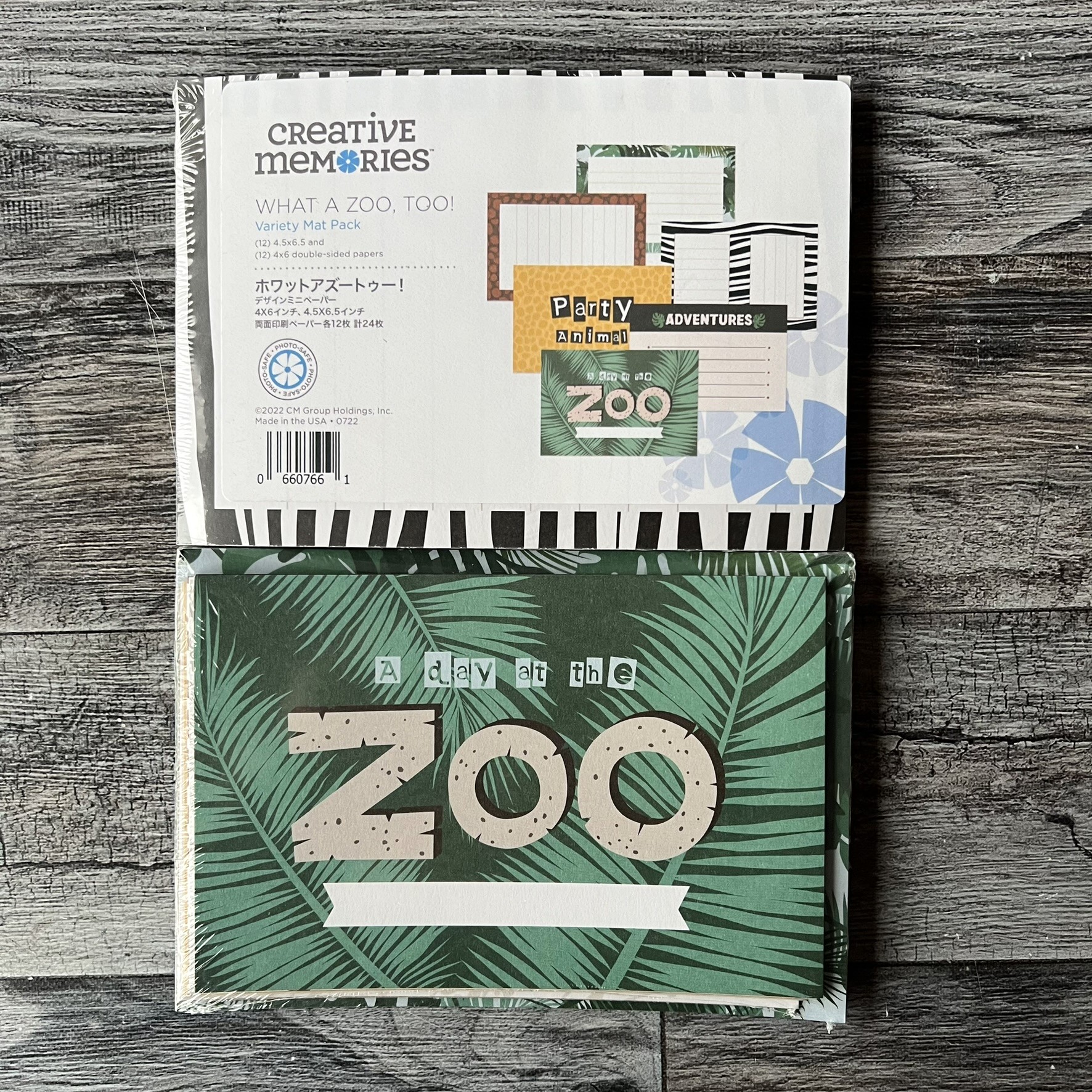 What A Zoo, Too! Variety Mat Pack - Tessa Scrapbooks