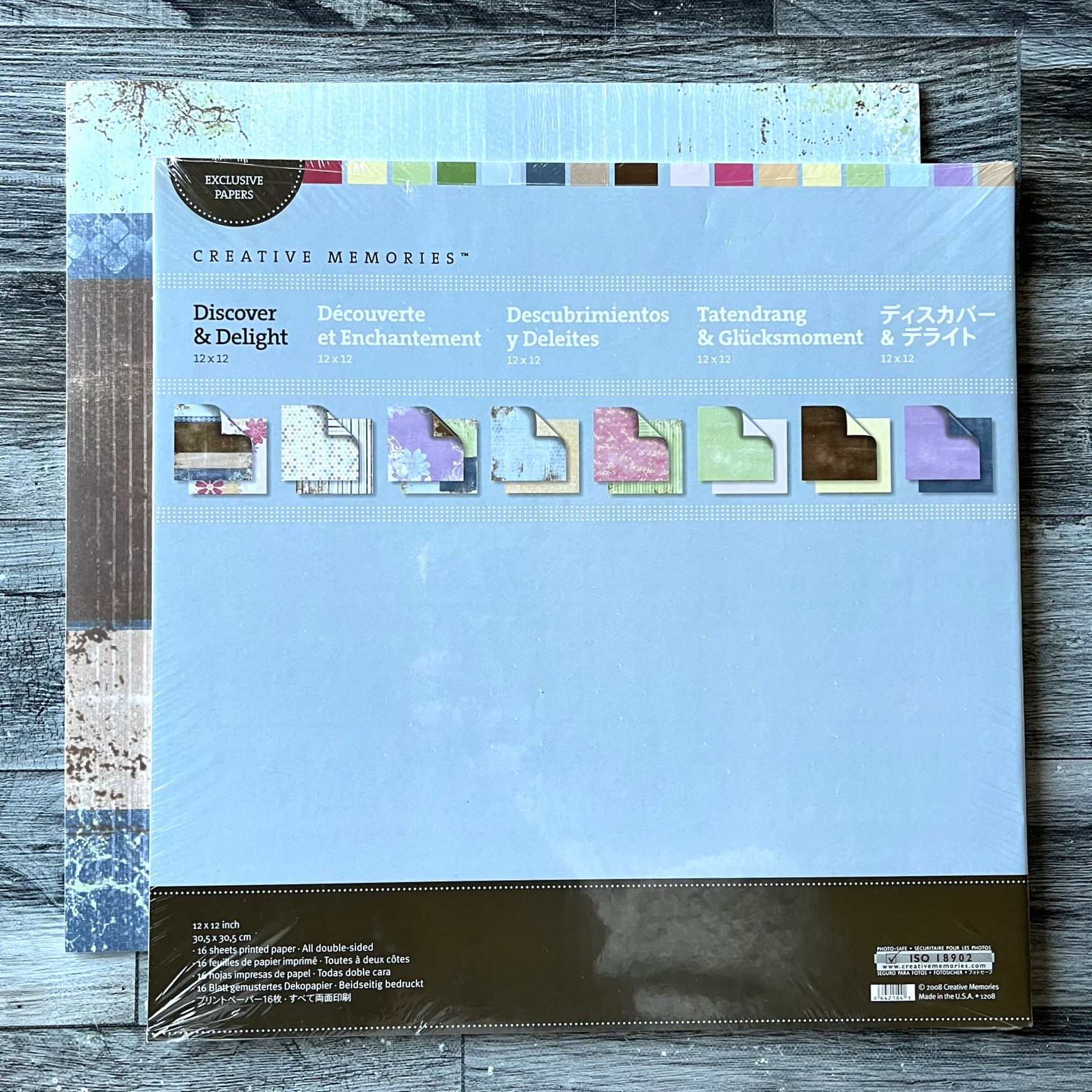 Discover & Delight Designer Prints 12×12 – Tessa Scrapbooks