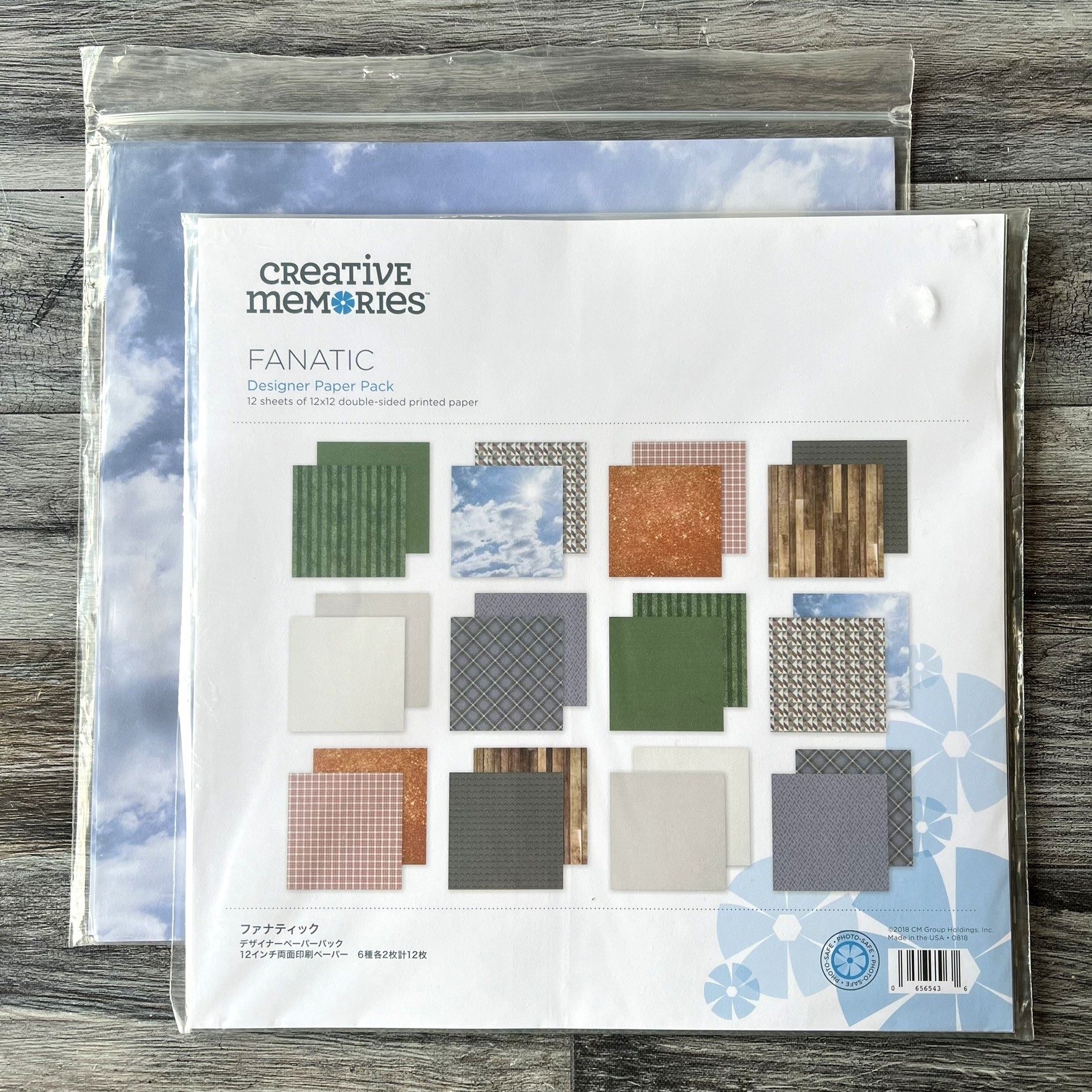 Fanatic Designer Paper Pack - Tessa Scrapbooks