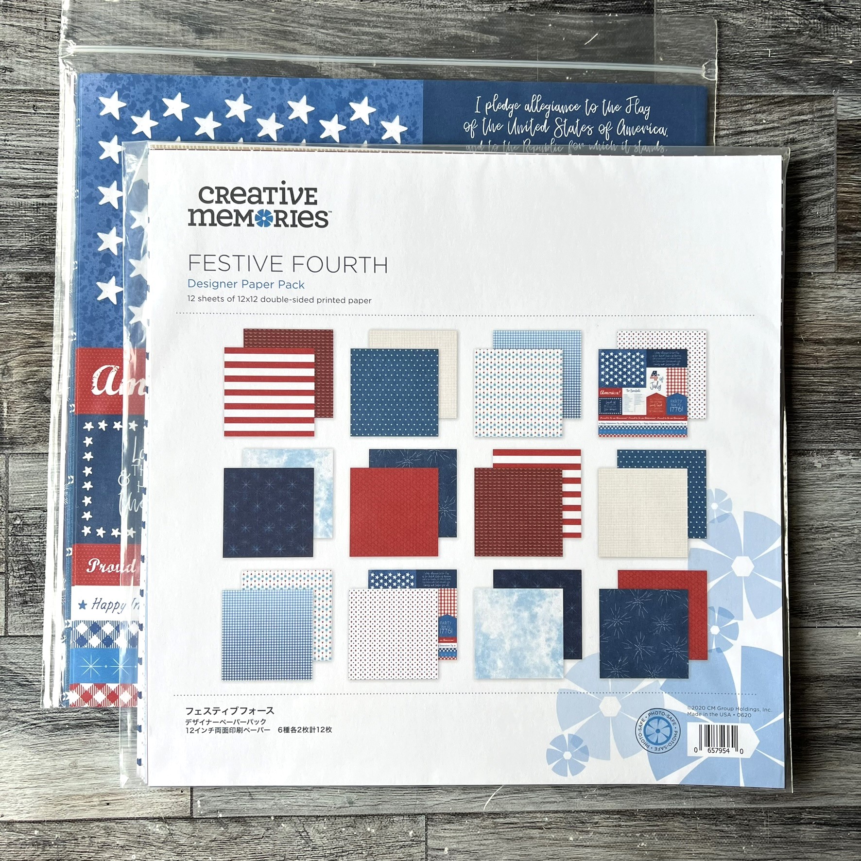 Festive Fourth Designer Paper Pack - Tessa Scrapbooks