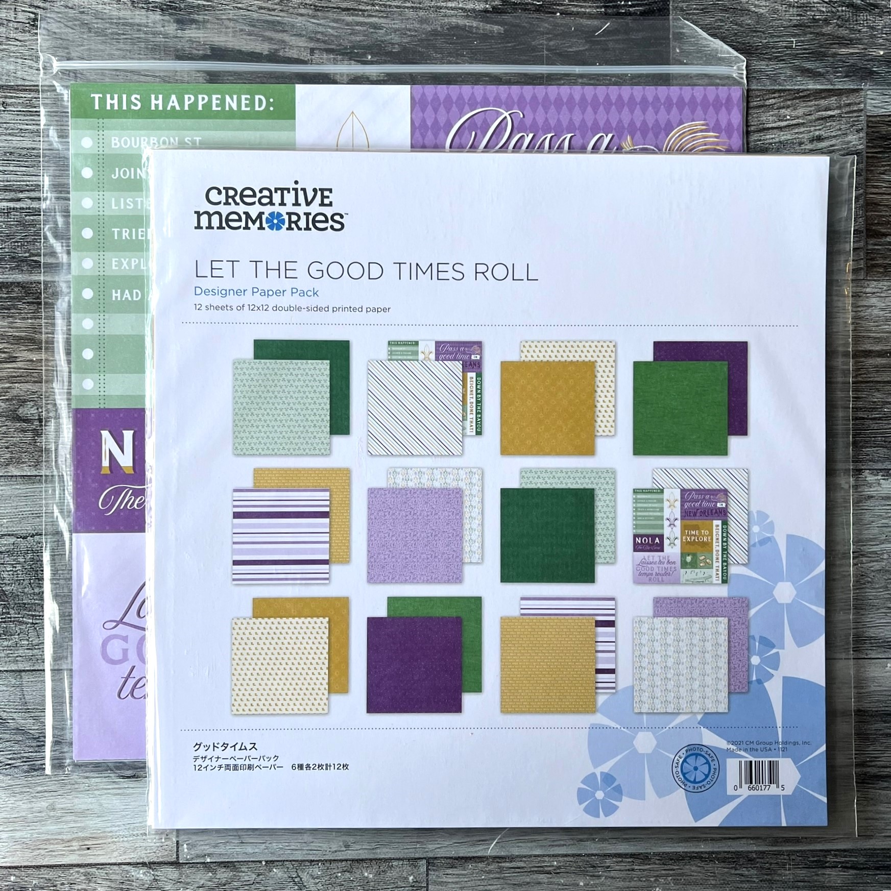 Let The Good Times Roll Designer Paper Pack - Tessa Scrapbooks