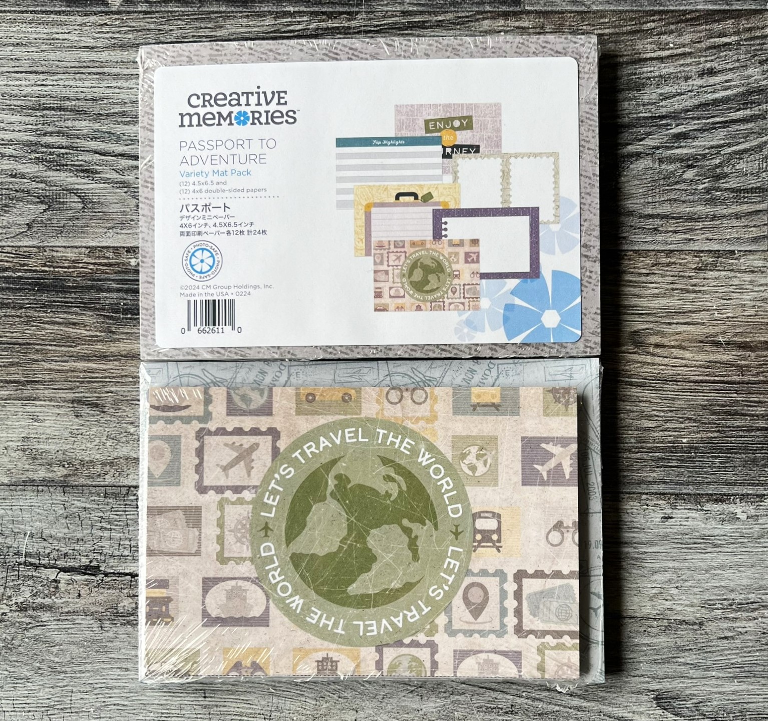 Passport To Adventure Variety Mat Pack - Tessa Scrapbooks