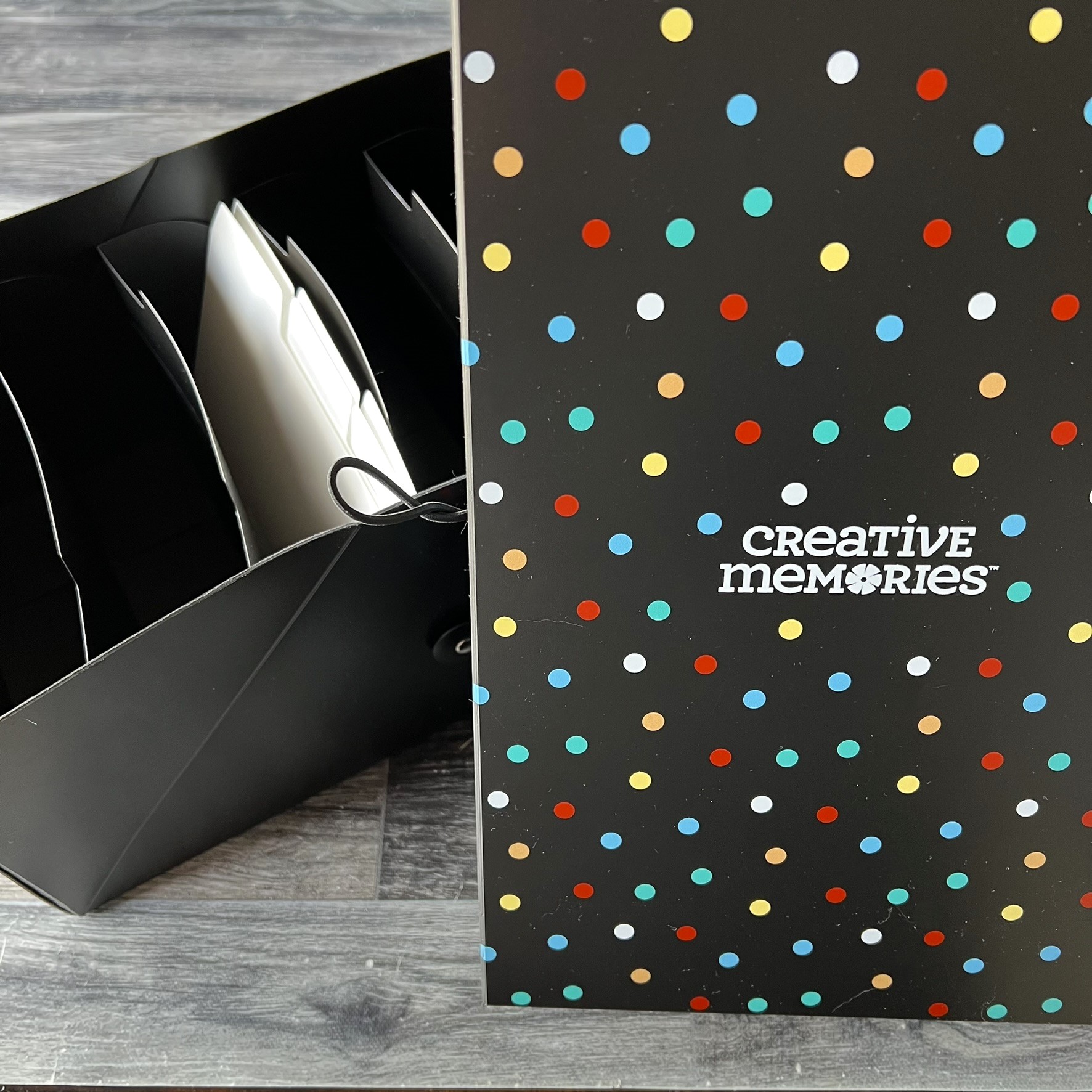 Rainbow Dots Power Sort Box - Tessa Scrapbooks