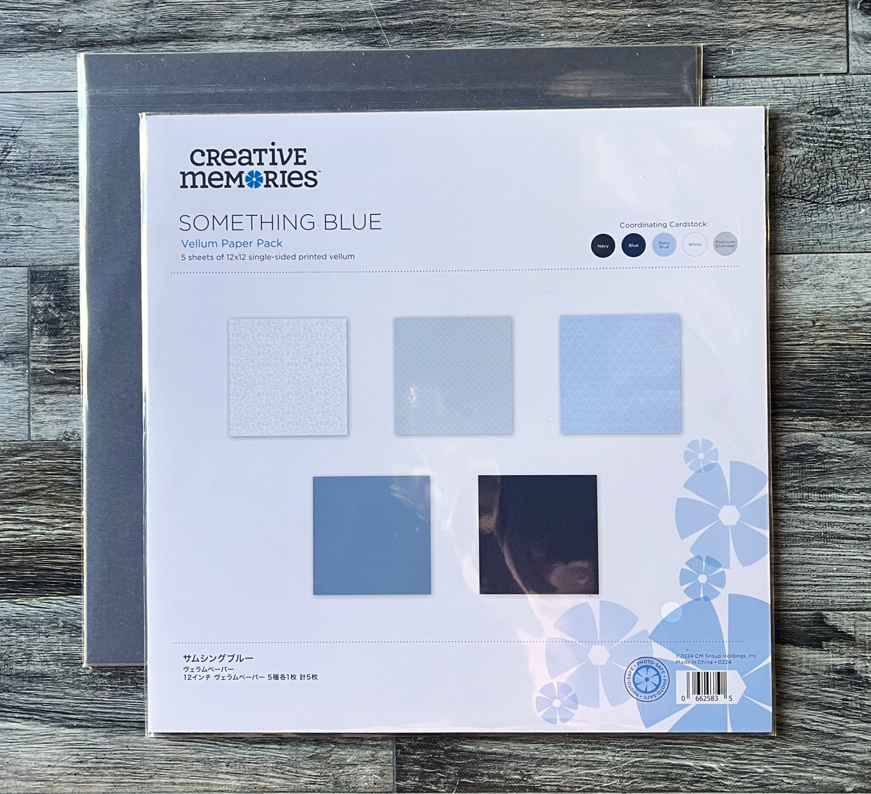 Something Blue Vellum Paper Pack - Tessa Scrapbooks