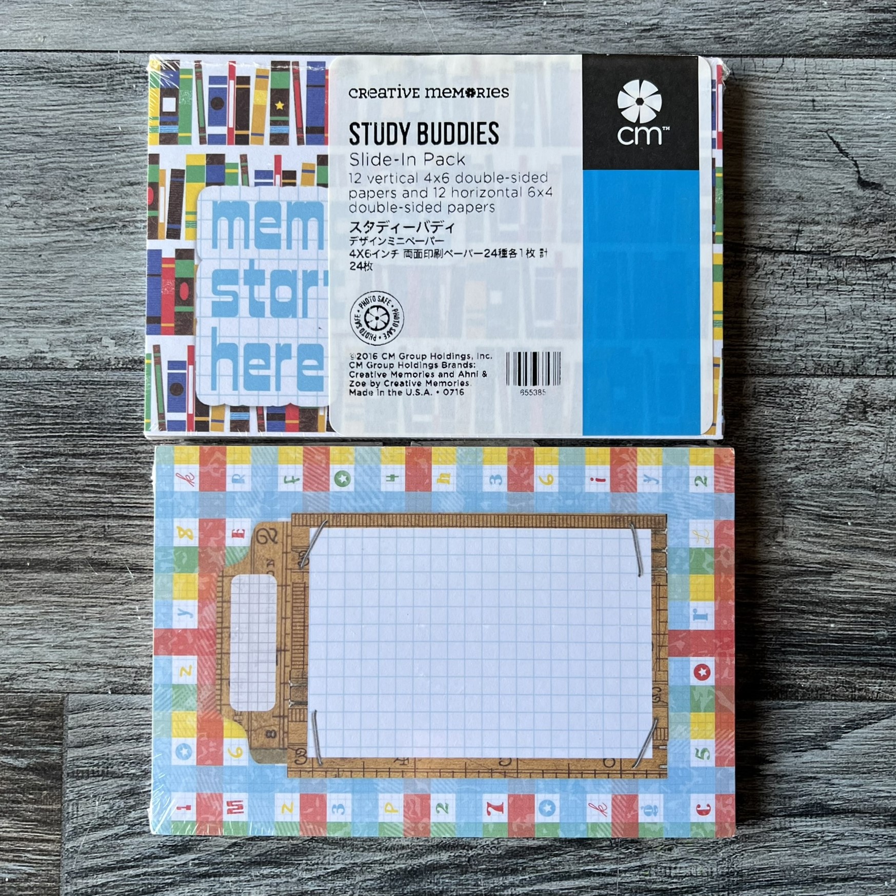 Study Buddies Slide In Variety Mat Pack - Tessa Scrapbooks