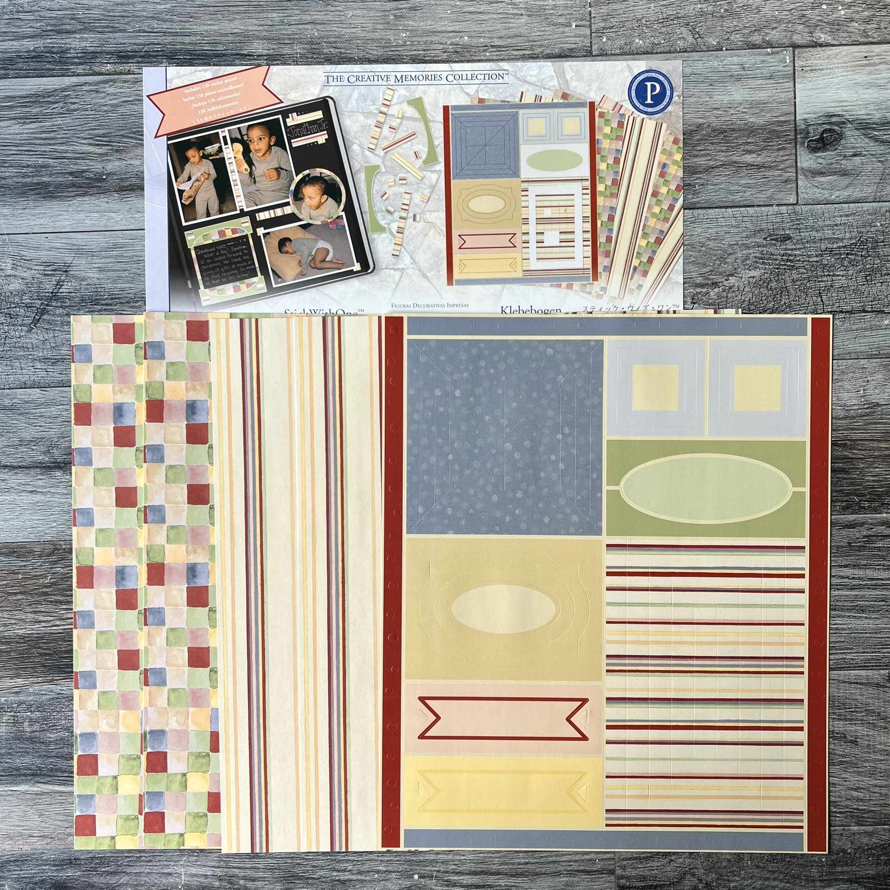 Contempo 10x12 Stick With One - Tessa Scrapbooks