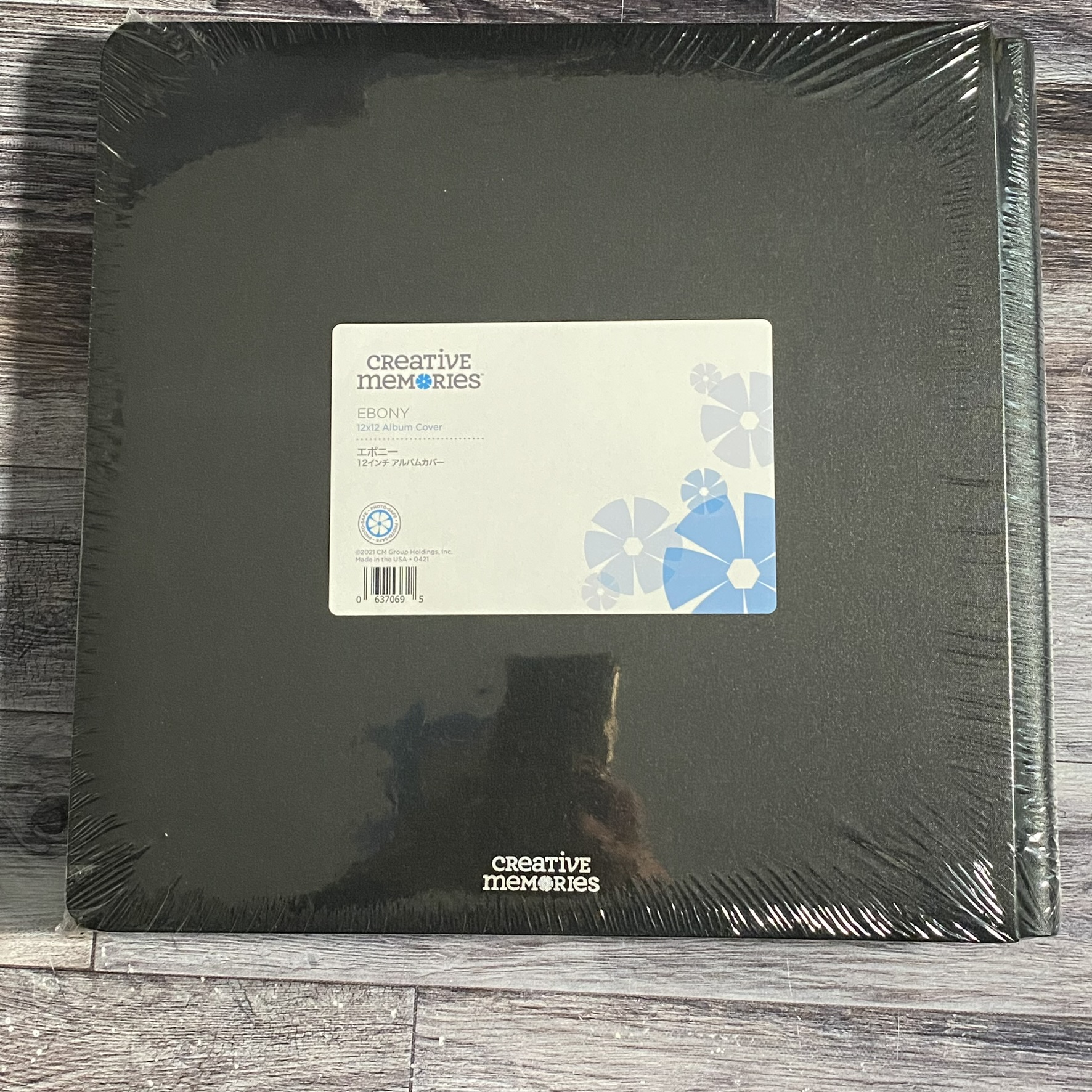 Black Ebony True 12x12 Album Cover - Tessa Scrapbooks