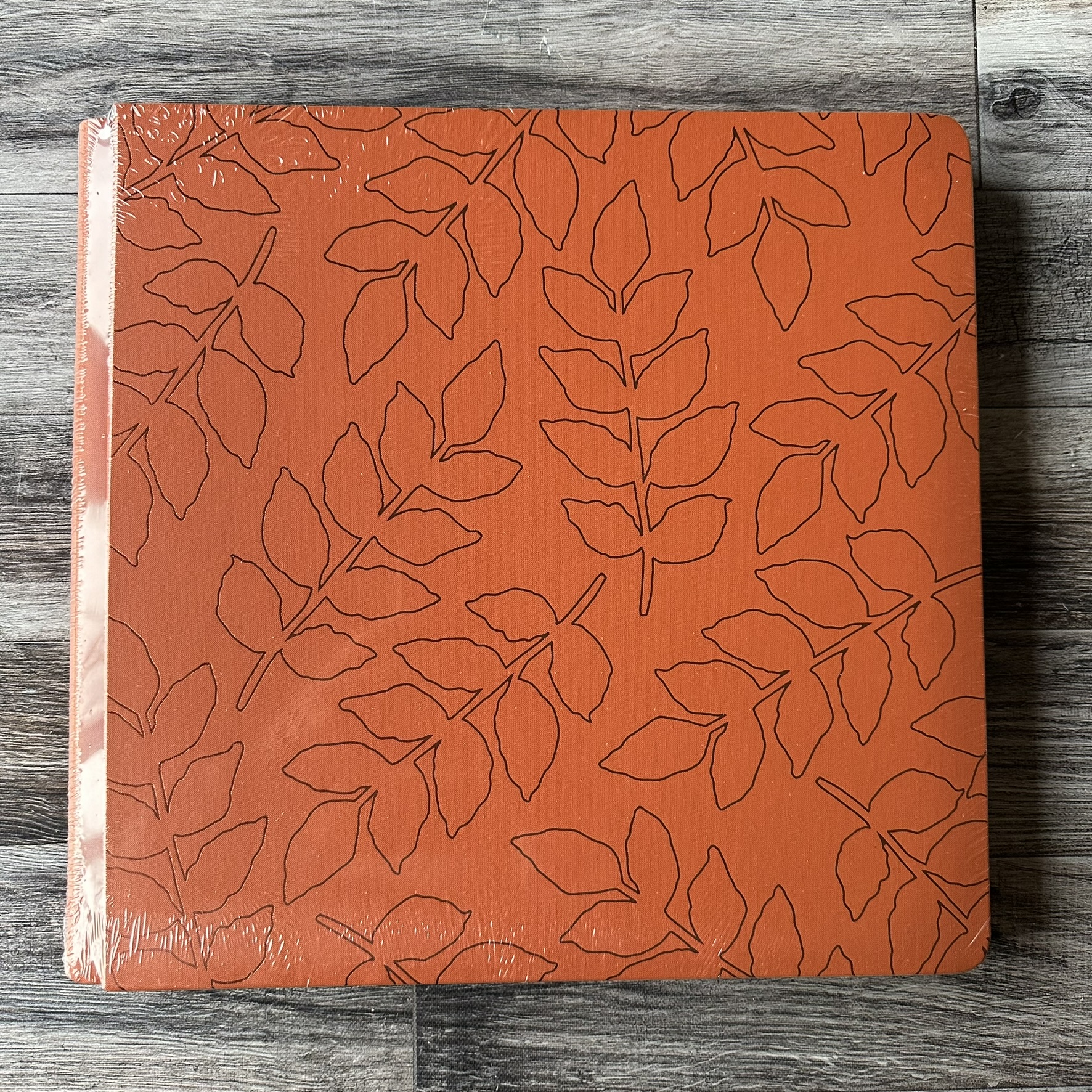 Autumn Harvest 12x12 Burnt Orange Album Coverset - Tessa Scrapbooks