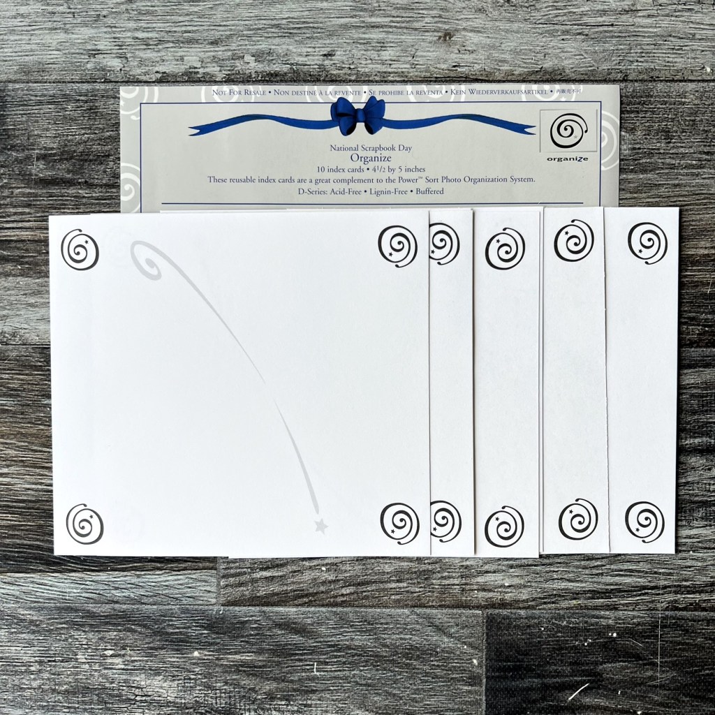 Organize Index Cards – Tessa Scrapbooks