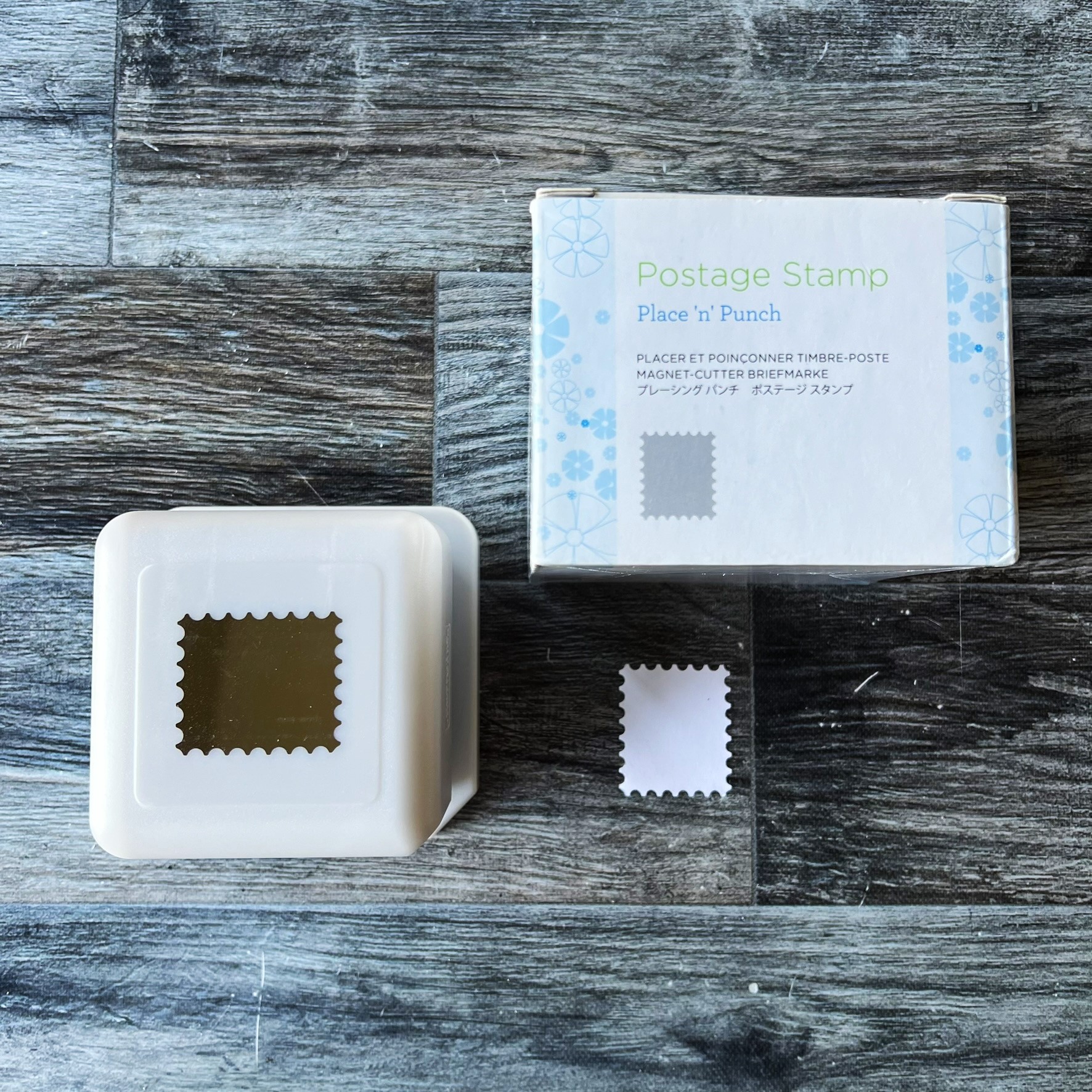 Postage Stamp Place 'n' Punch - Tessa Scrapbooks