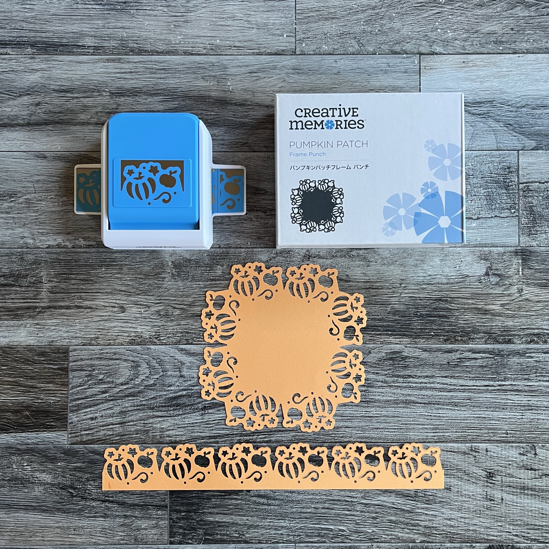 Pumpkin Patch Frame Punch - Tessa Scrapbooks