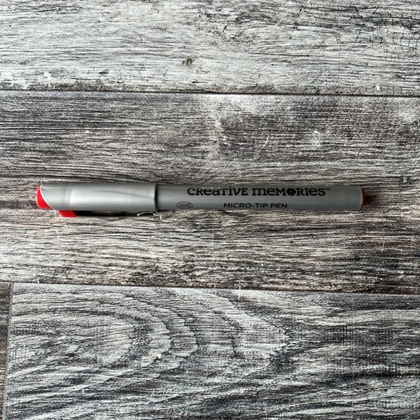 Red Micro-Tip Pen – Tessa Scrapbooks