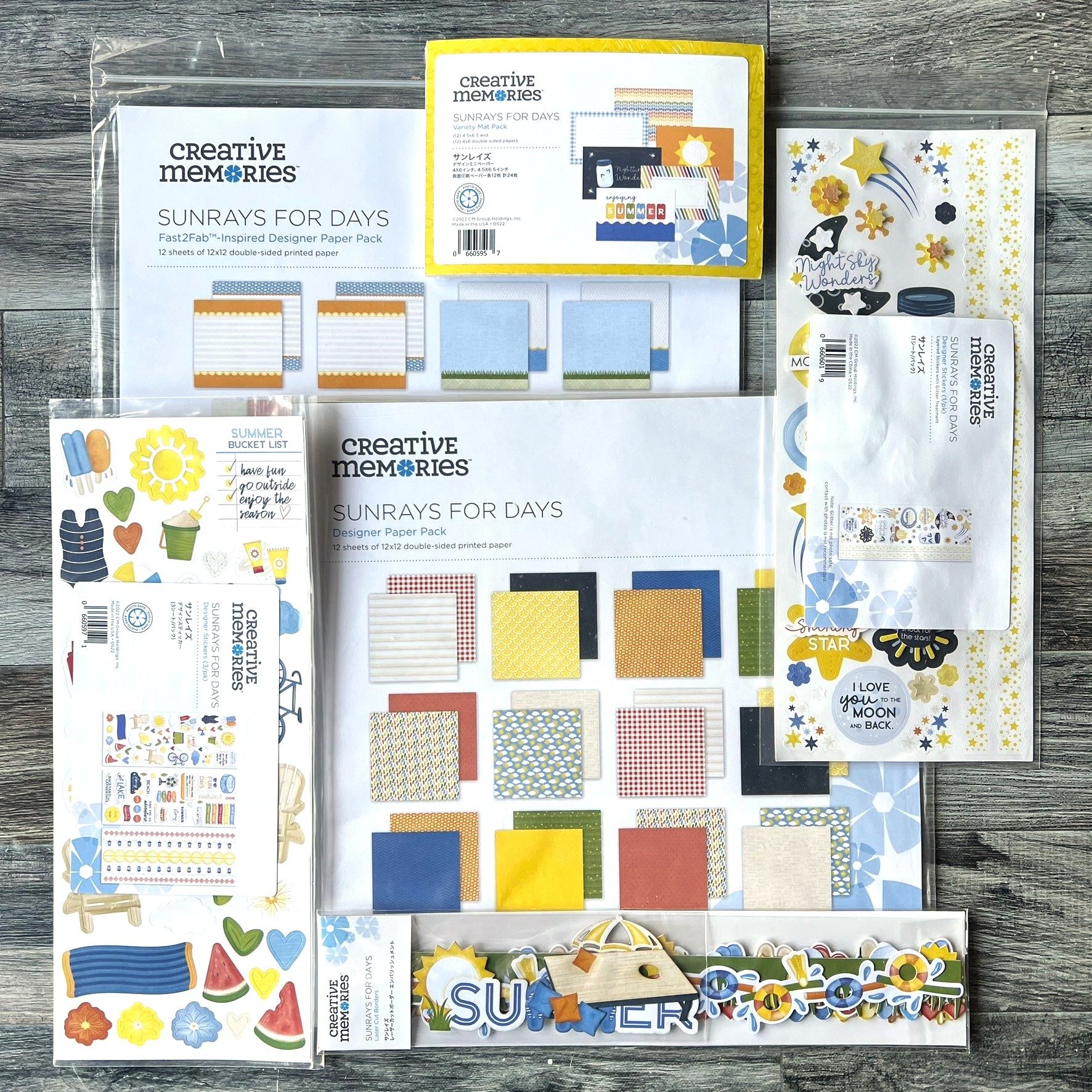 Sunrays for Days Decorative Bundle – Tessa Scrapbooks