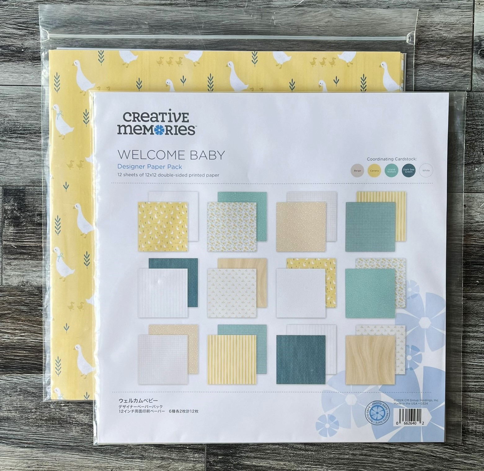 Welcome Baby Designer Paper Pack - Tessa Scrapbooks
