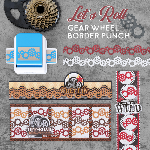 Gear Wheel Border Punch – Tessa Scrapbooks