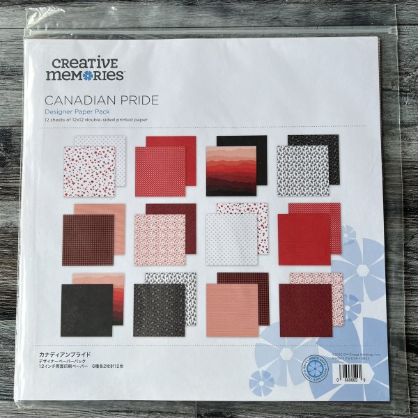 Canadian Pride Designer Paper Pack – Tessa Scrapbooks