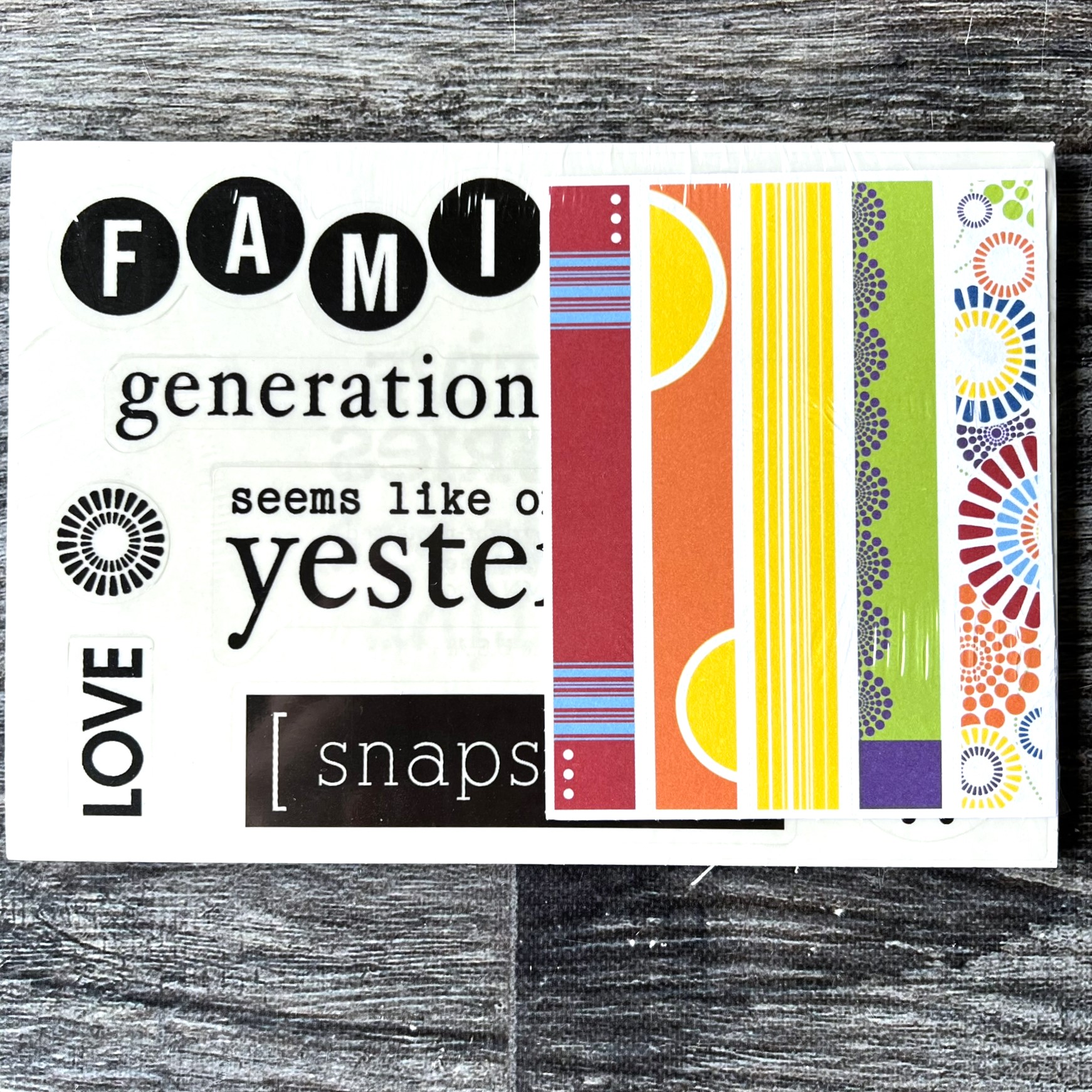 Cheerful Everyday Photo Album Accents - Tessa Scrapbooks