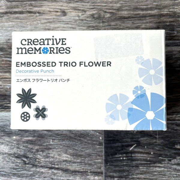 Embossed Flower Trio Decorative Punch – Tessa Scrapbooks