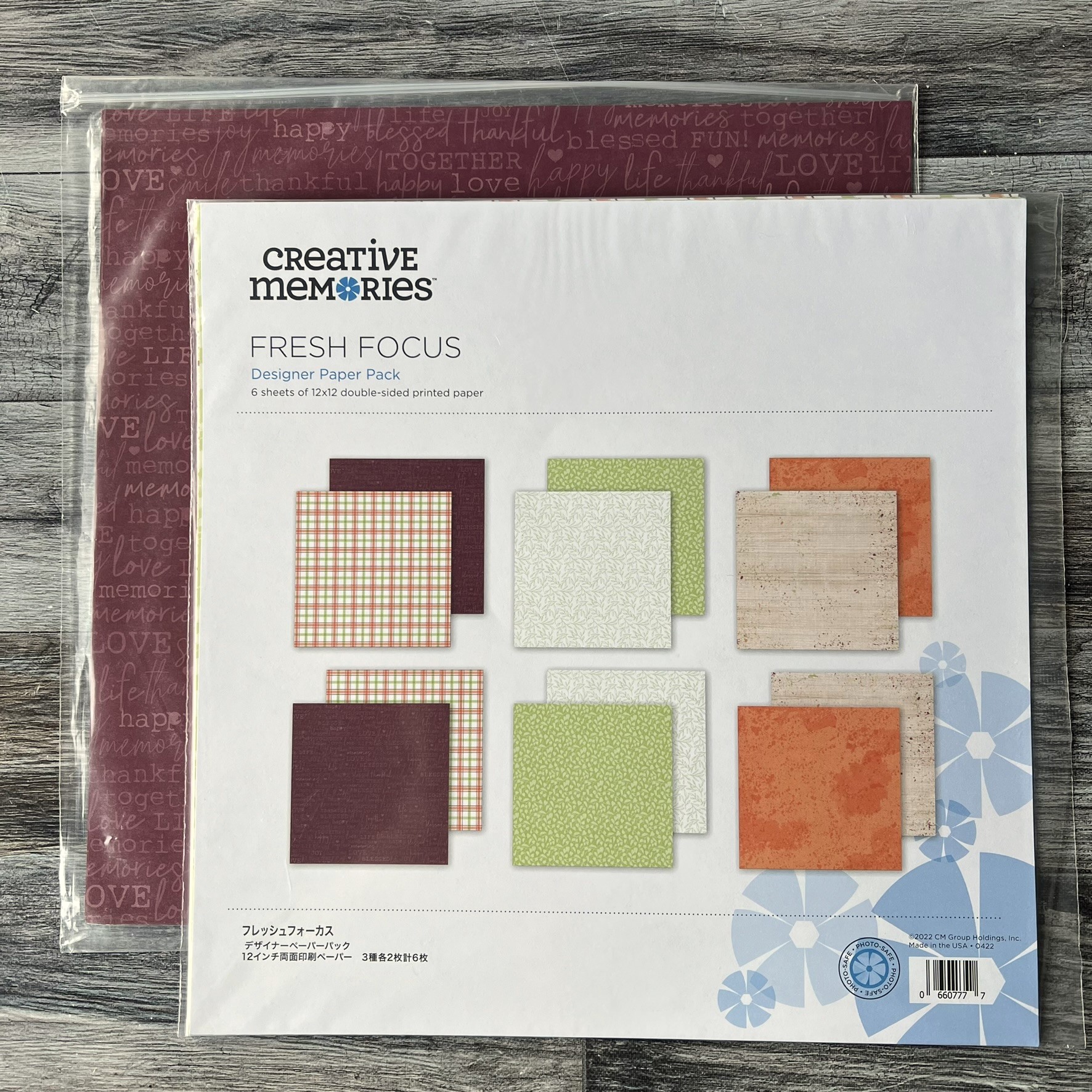 Fresh Focus Designer Paper Pack - Tessa Scrapbooks