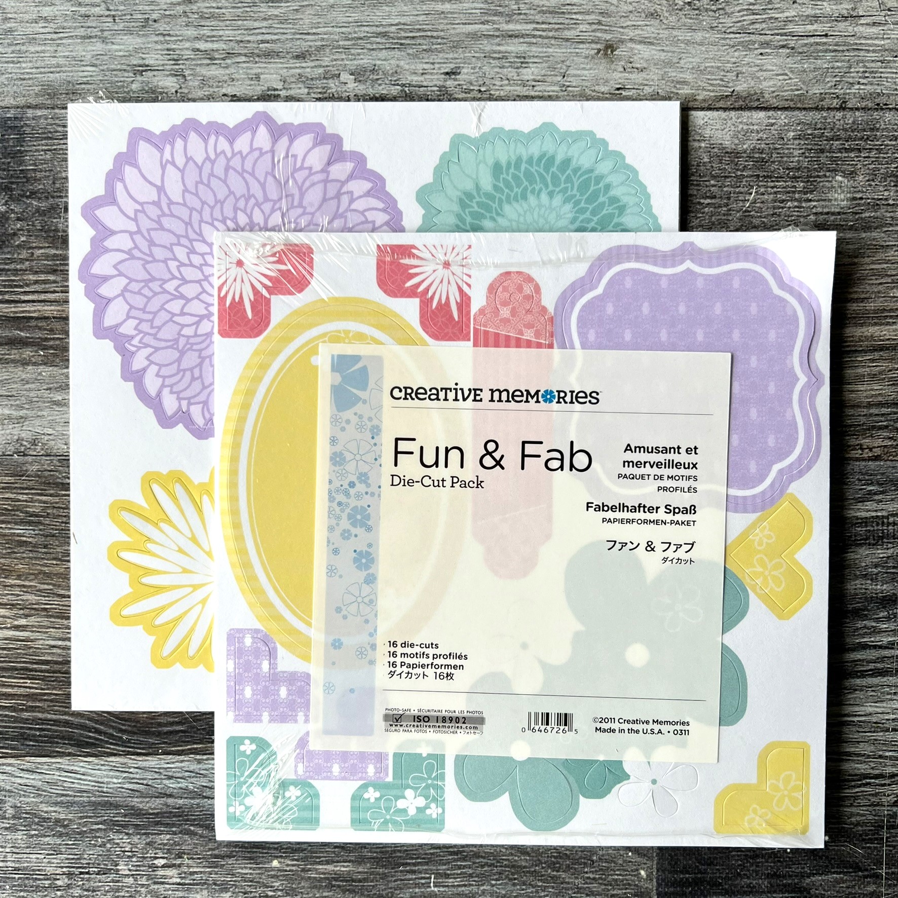 Fun & Fabulous Die Cut Pack - Tessa Scrapbooks