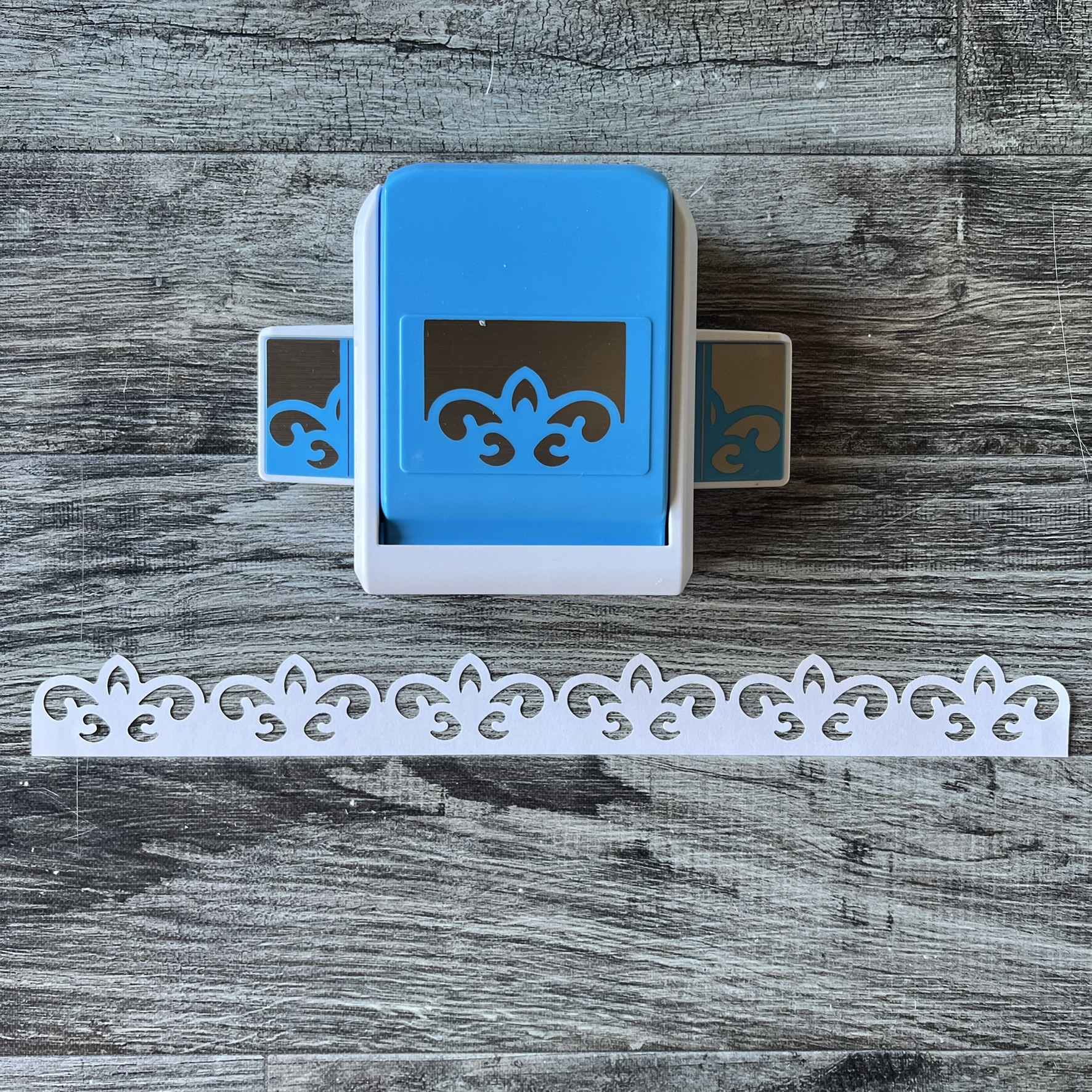 Baroque Frame Decorative Border Punch- USED NO BOX - Tessa Scrapbooks