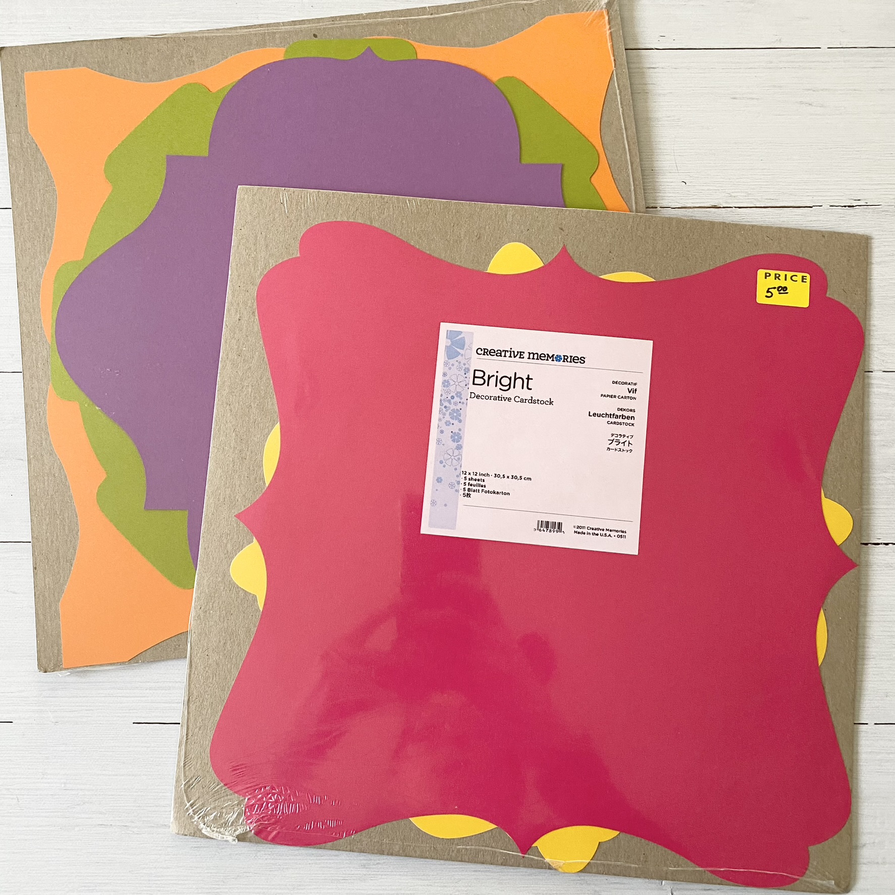 Bright Decorative Cardstock - Tessa Scrapbooks