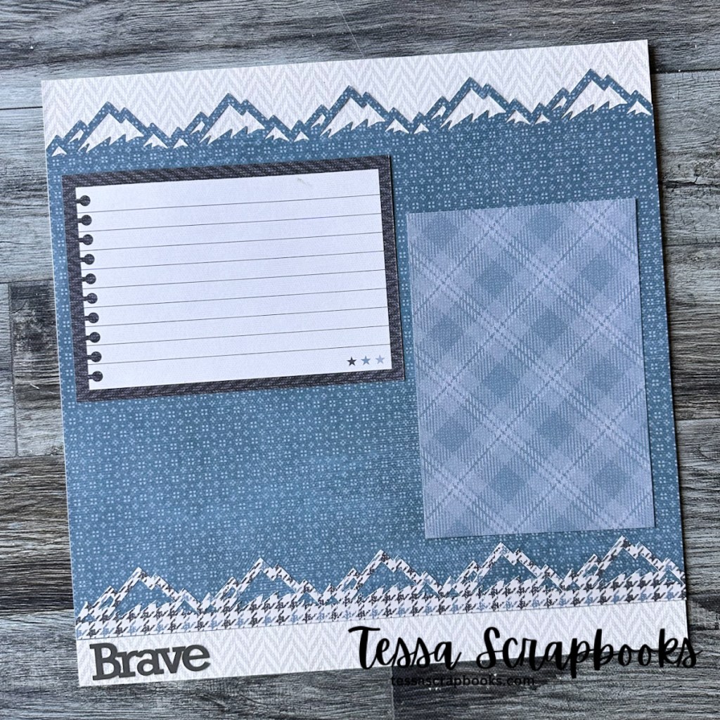 Simple Scrappy: Shadow Borders & February Calendar Page – Tessa Scrapbooks