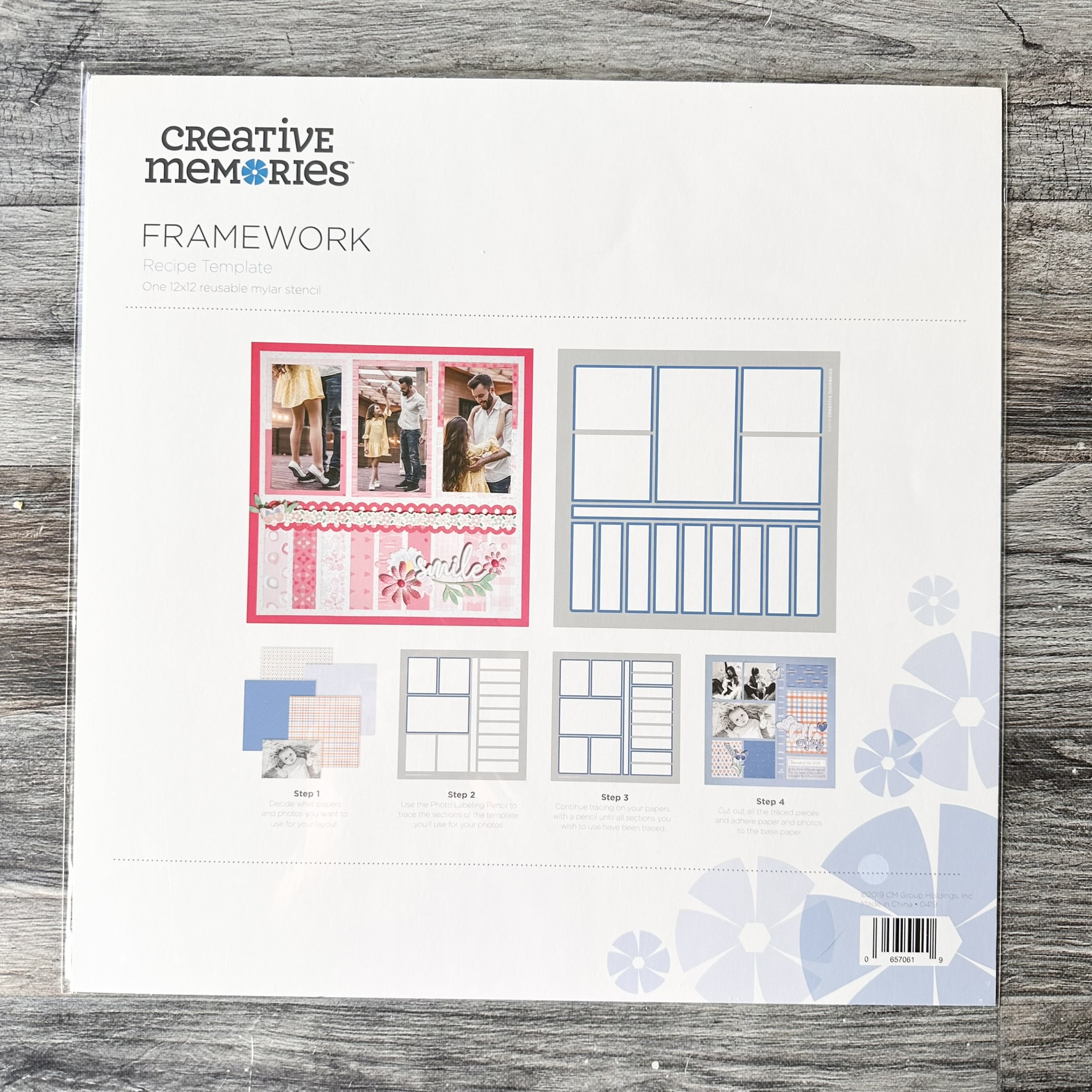 Framework Recipe Template - Tessa Scrapbooks