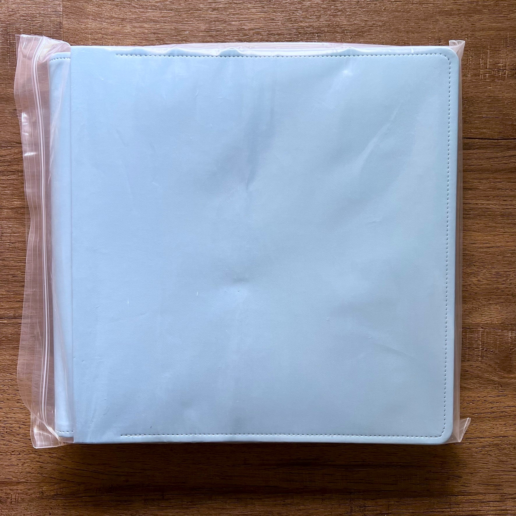 Baby Blue Original 12x12 Leatherette Album - Tessa Scrapbooks