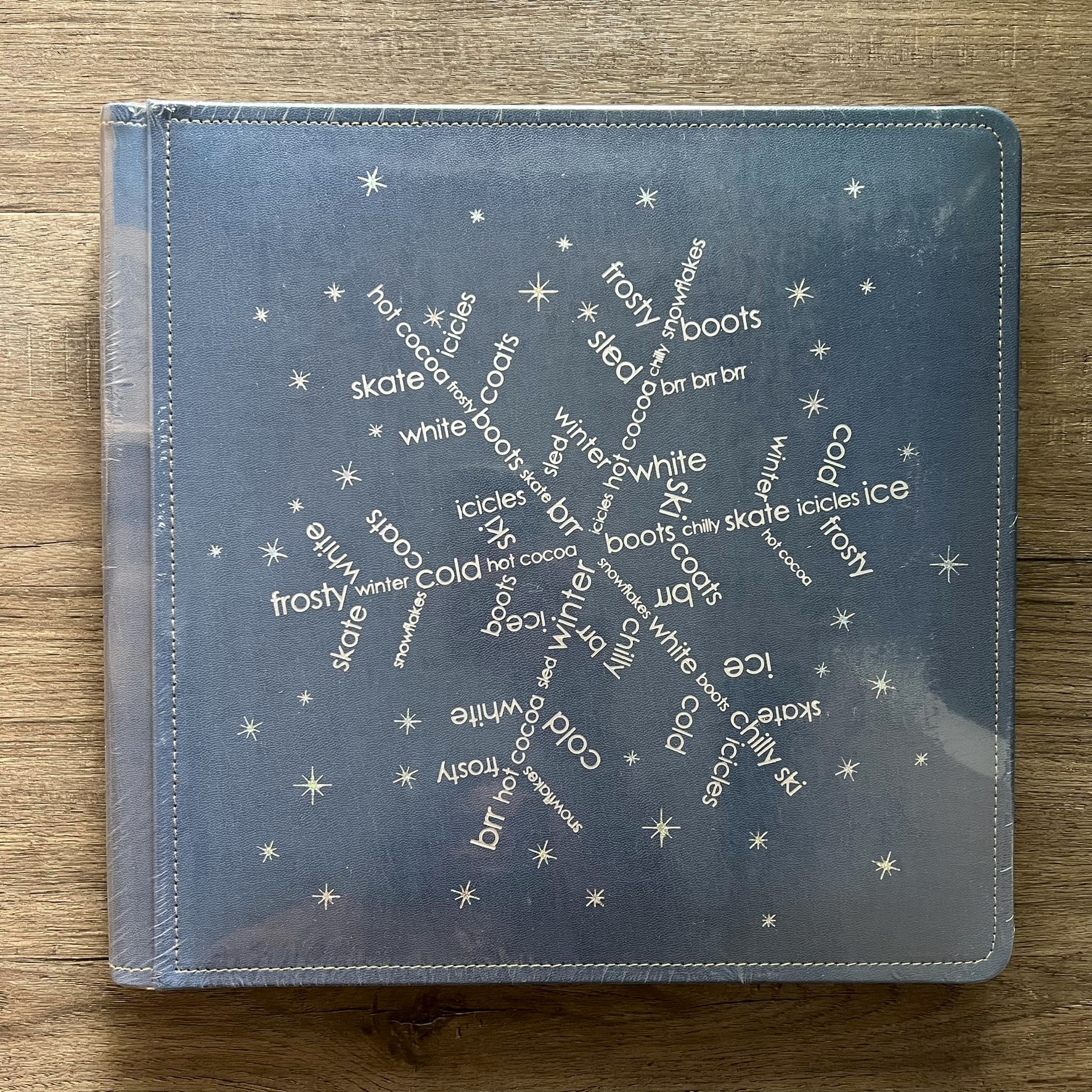 PicFolio Max True 12x12 Blue Snowflake Album - Tessa Scrapbooks