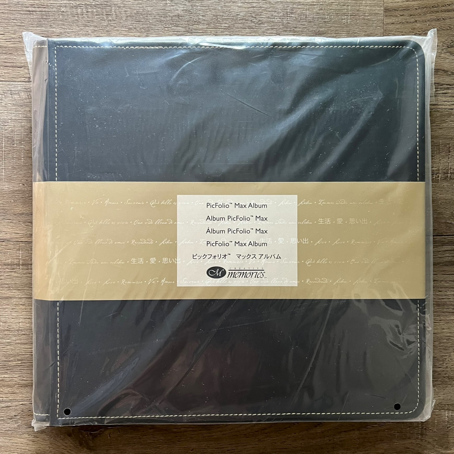 Black PicFolio Max 12x12 Album - Tessa Scrapbooks