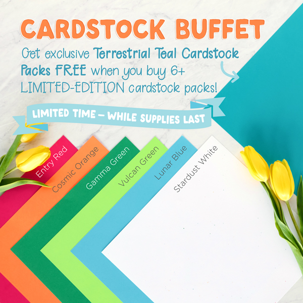 Cardstock Buffet – 1/ea color – Tessa Scrapbooks
