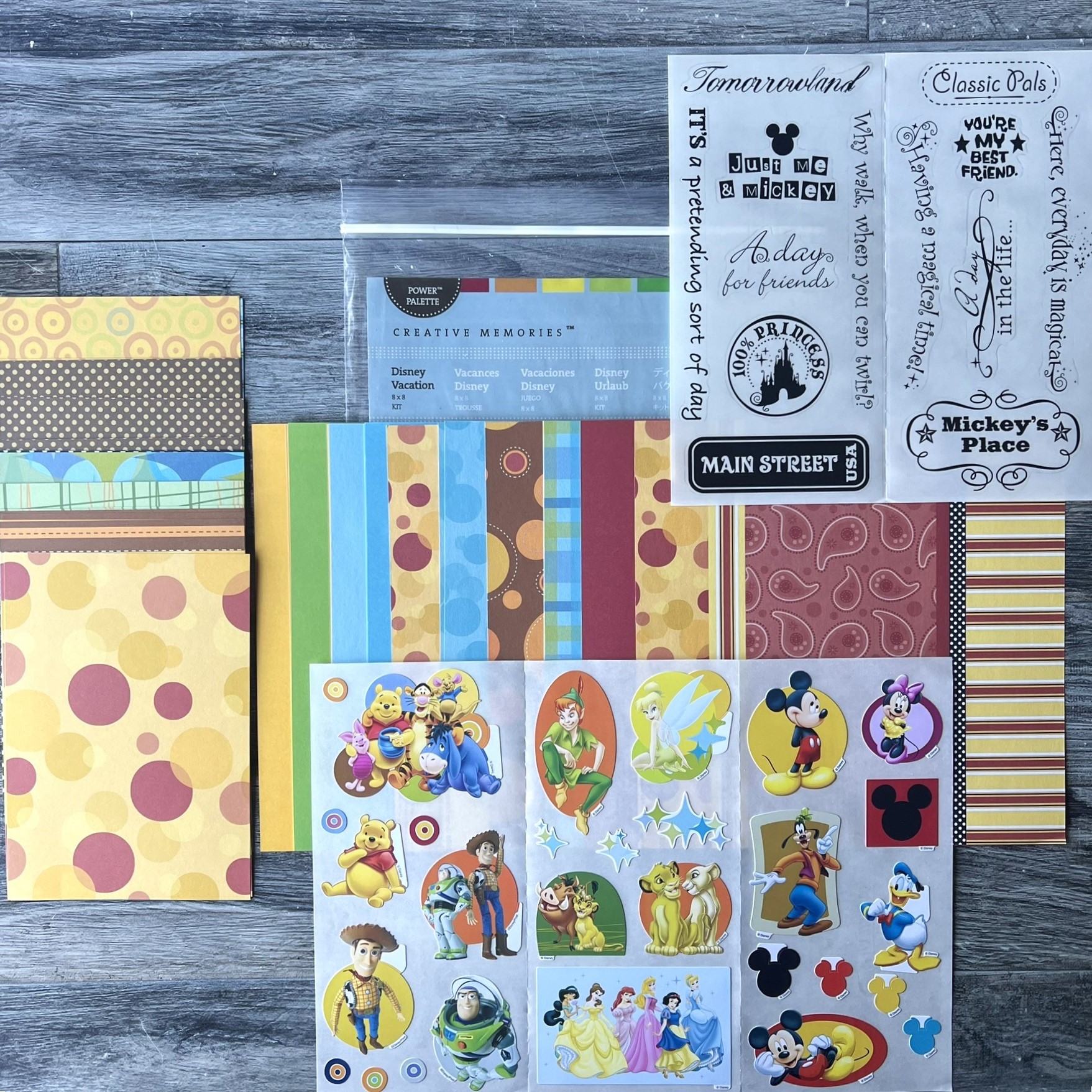 8×8 Disney Vacation Kit – Tessa Scrapbooks