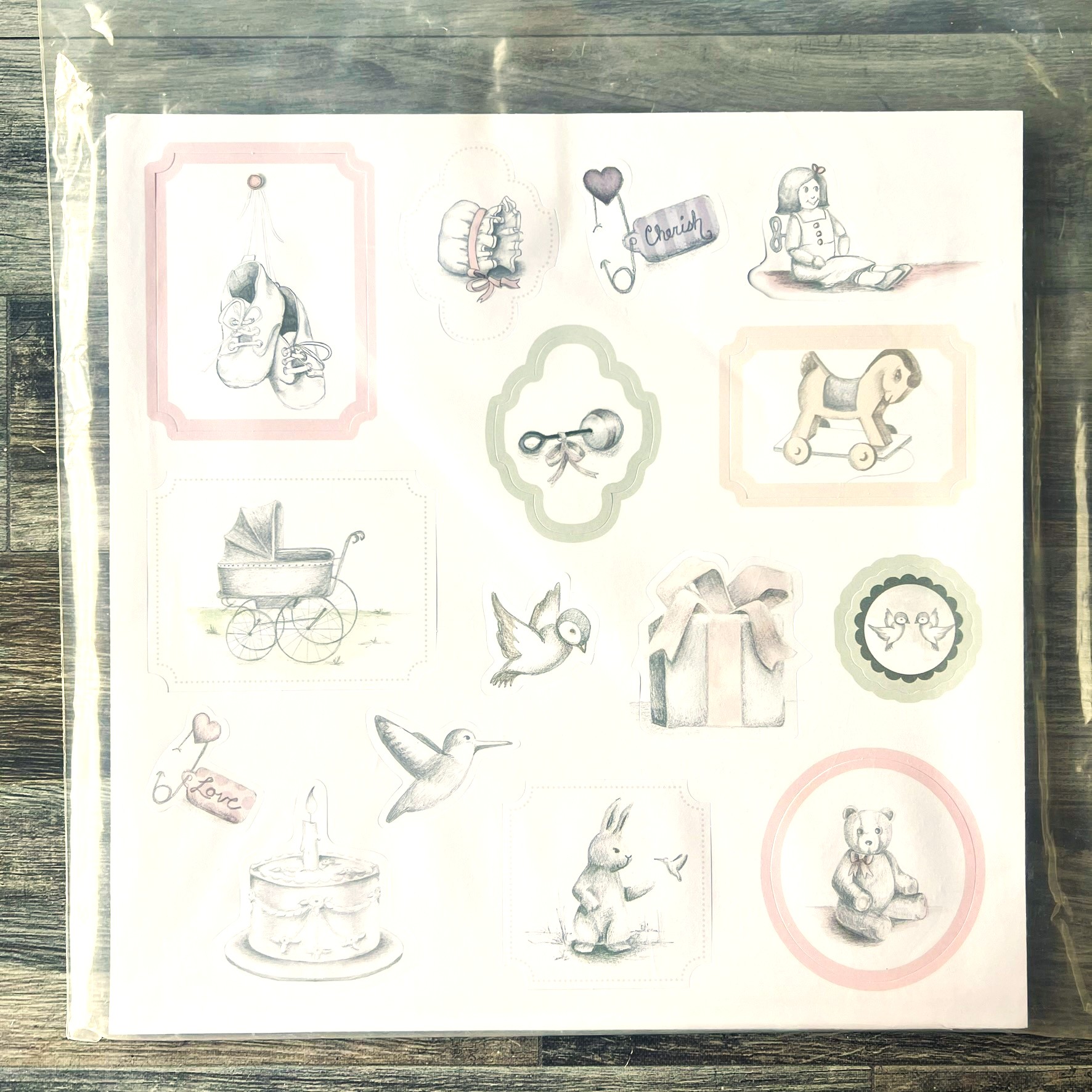 Ashby Baby Die Cuts - Tessa Scrapbooks