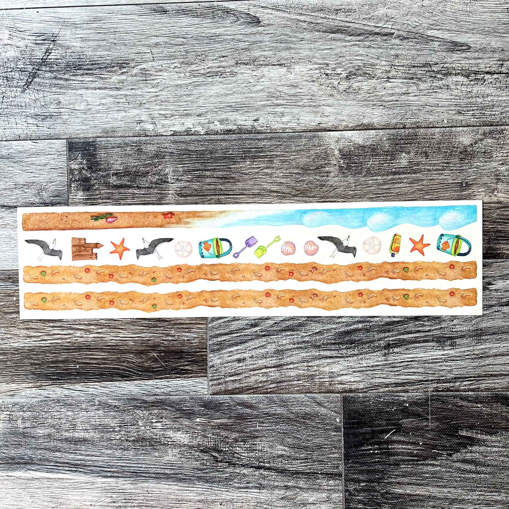 Beach Great Lengths Sticker Strip – Tessa Scrapbooks