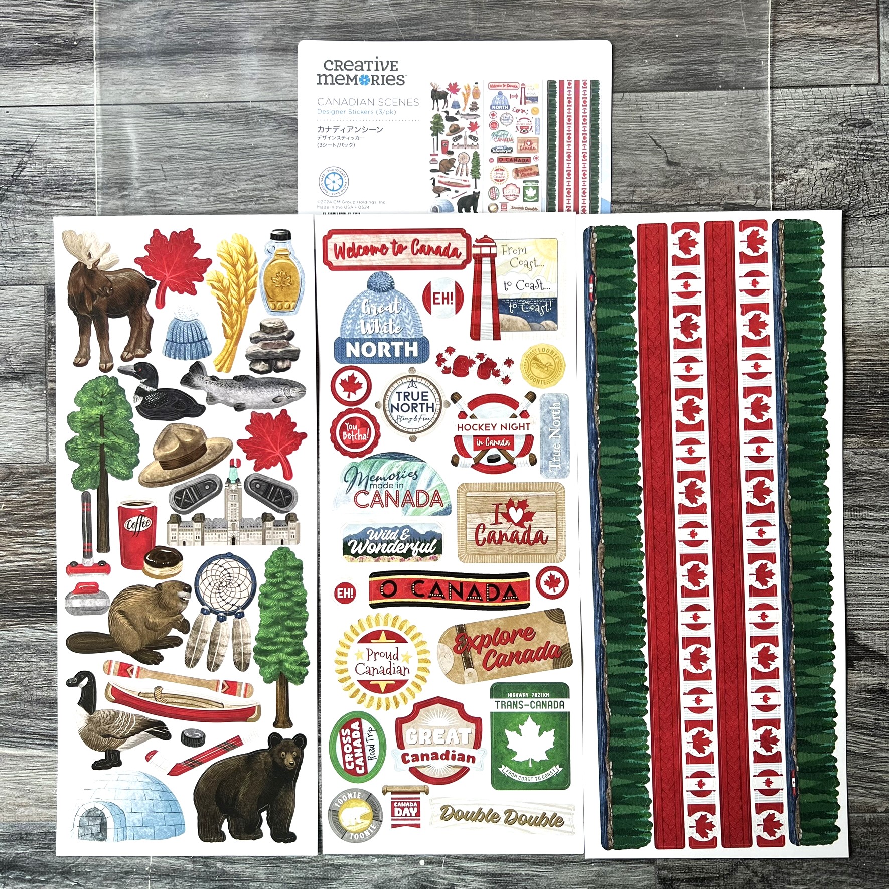 Canadian Scenes Stickers - Tessa Scrapbooks