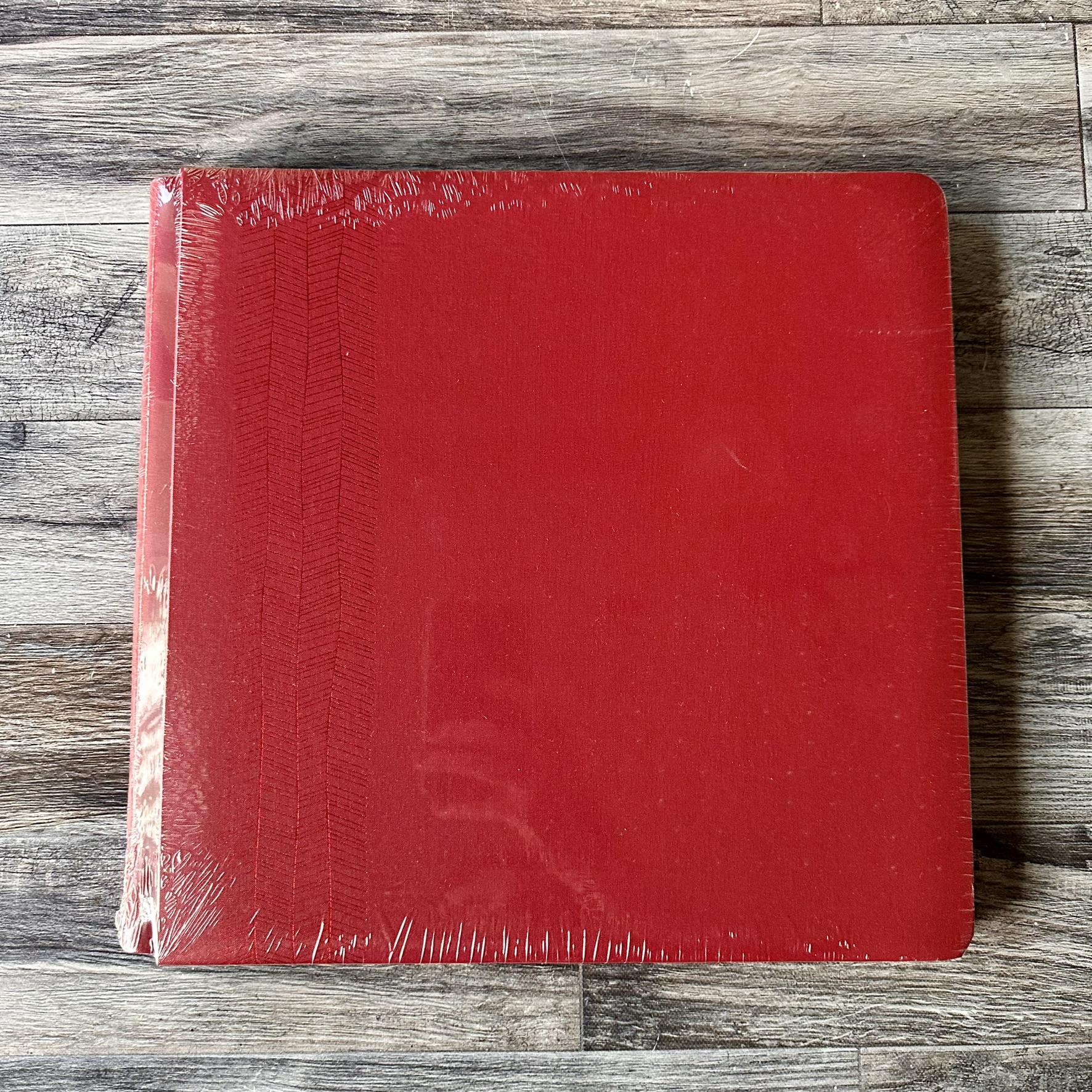 Ruby Chevron True 12×12 Album Cover – Tessa Scrapbooks