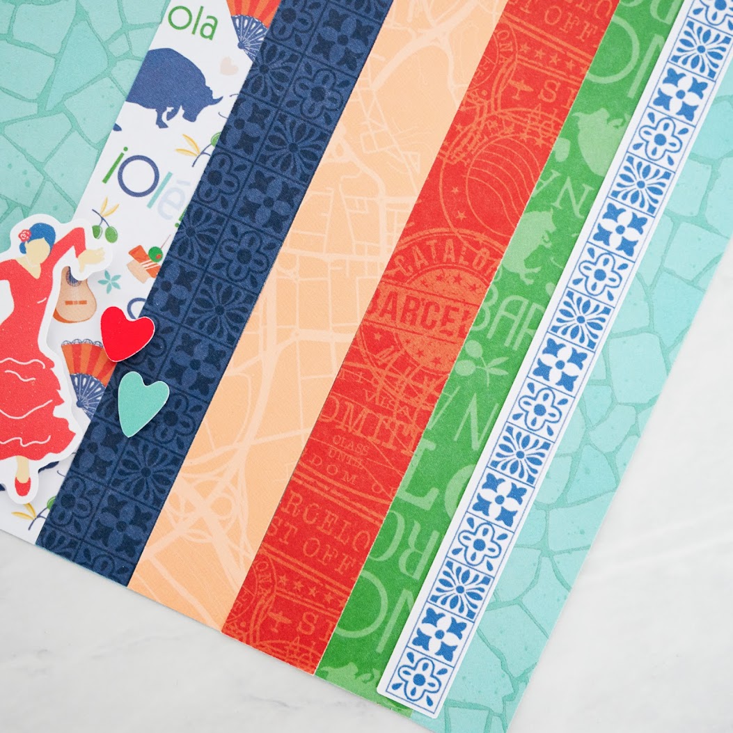 Barcelona Scenes Designer Paper Pack – Tessa Scrapbooks