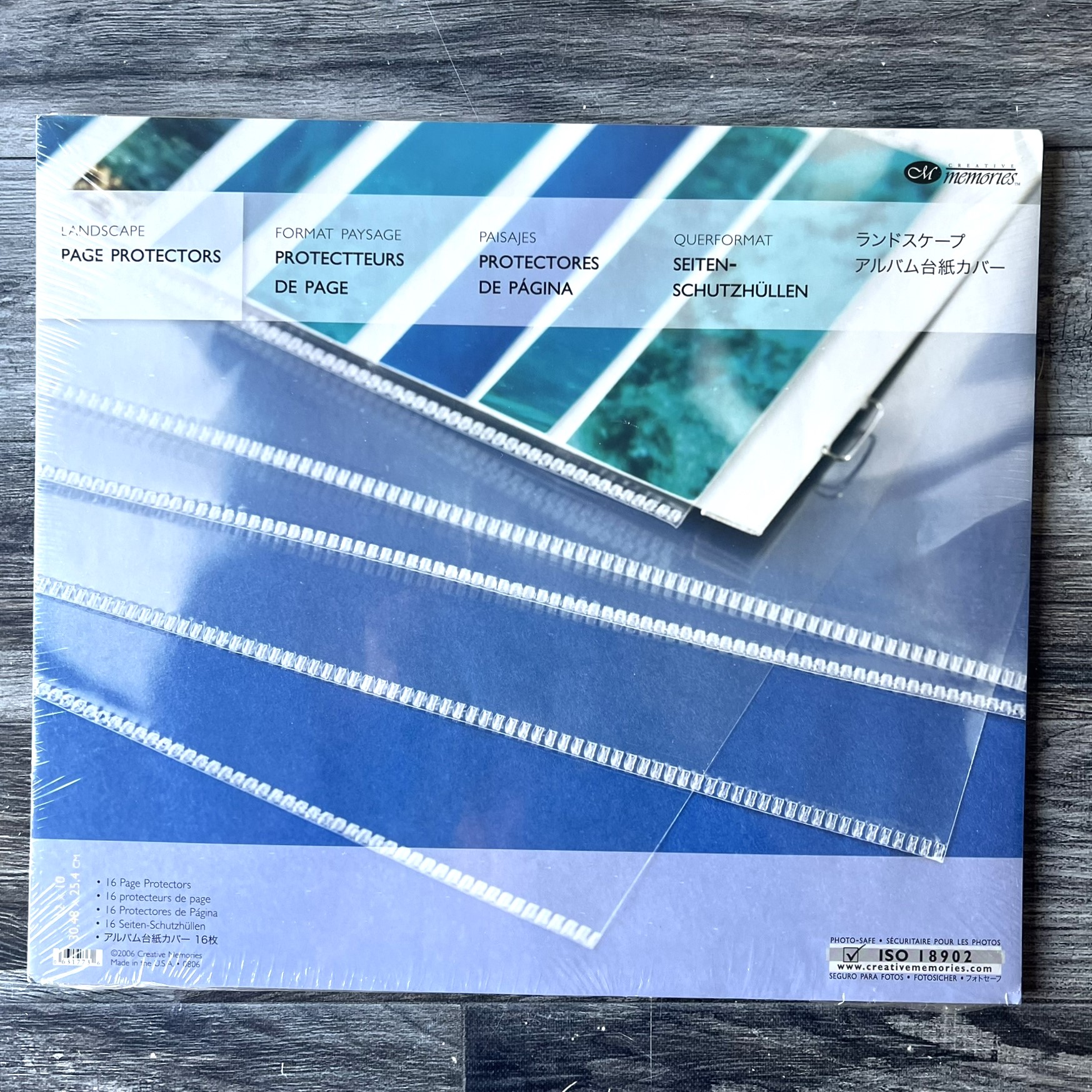 Landscape 12x10 Page Protectors - Tessa Scrapbooks