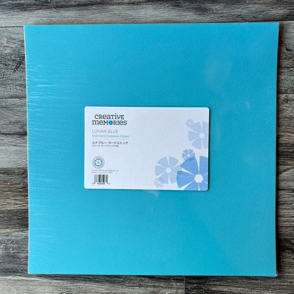 Lunar Blue 12×12 Cardstock – Tessa Scrapbooks
