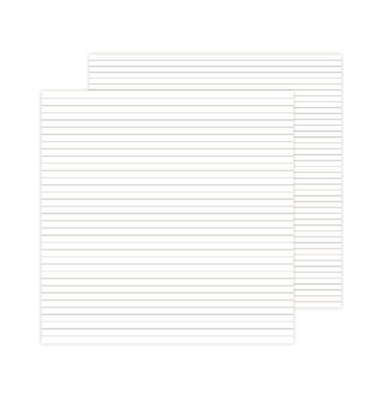 White Notebook Lined Designer Paper Pack (6/pk) – Tessa Scrapbooks