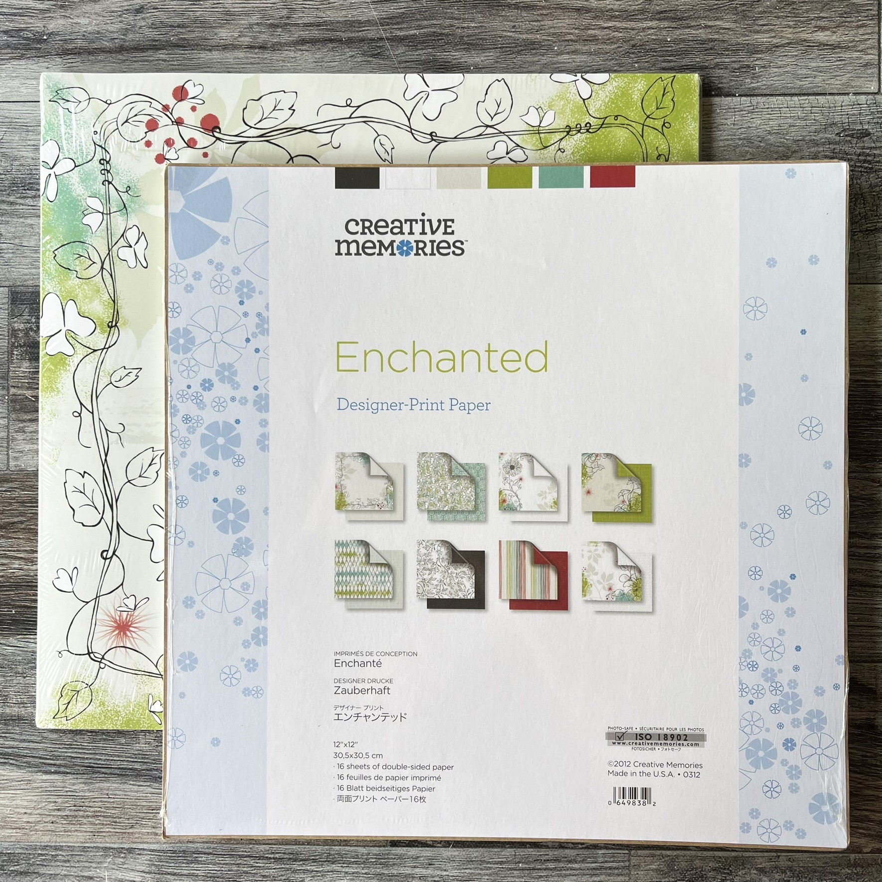 Enchanted Designer Printed Paper 12x12 - Tessa Scrapbooks